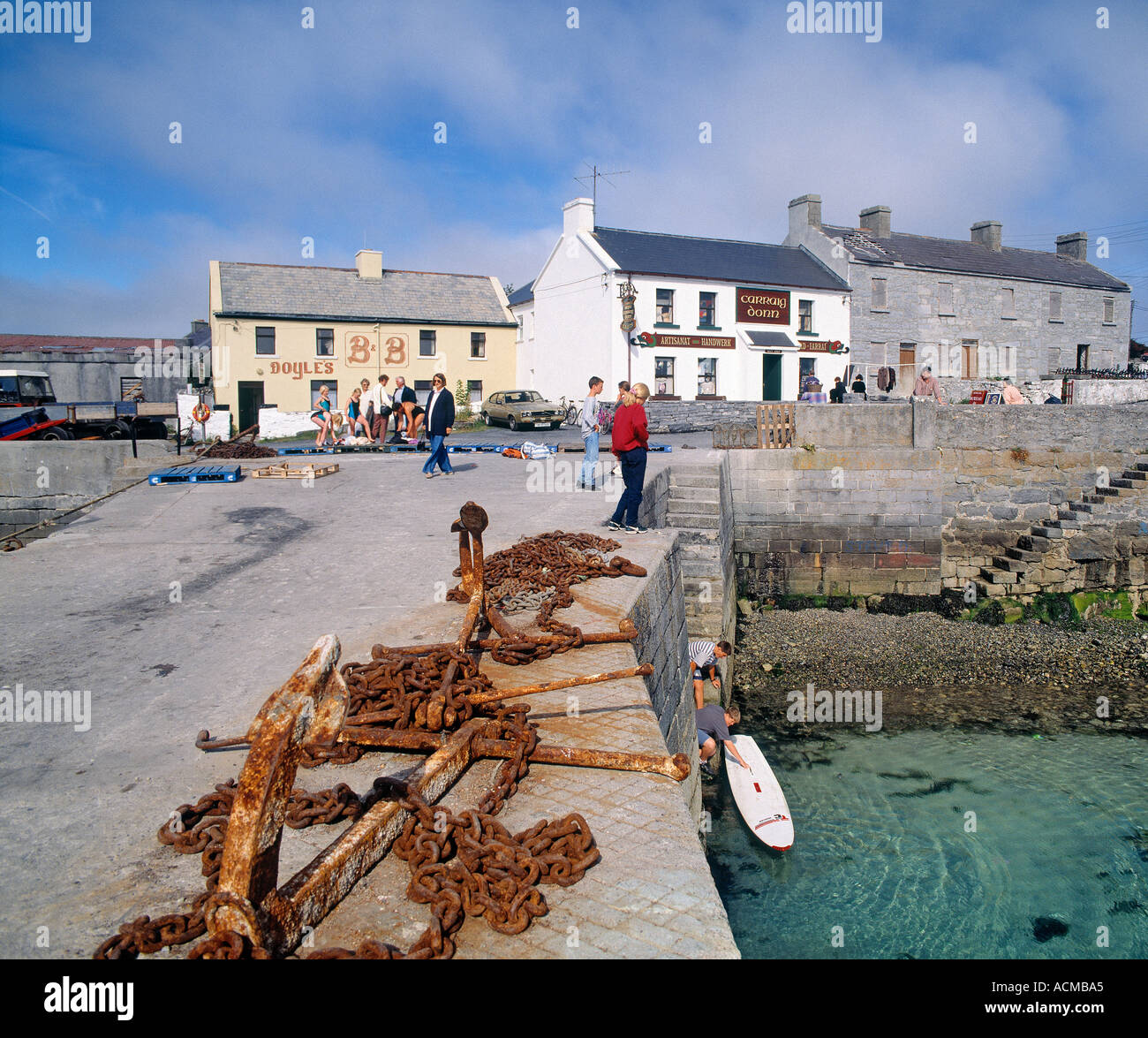 Kilronan harbour Inishmore Aran Islands County Clare Republic of ...