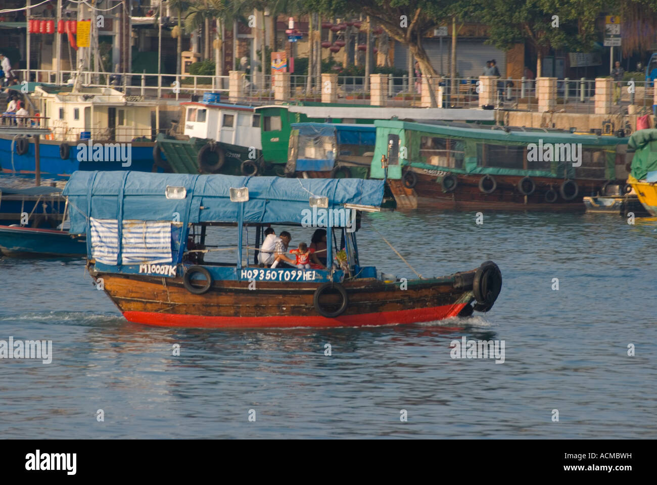 Asia China Hong Kong new territories sai kung harbour boats Stock Photo - Alamy