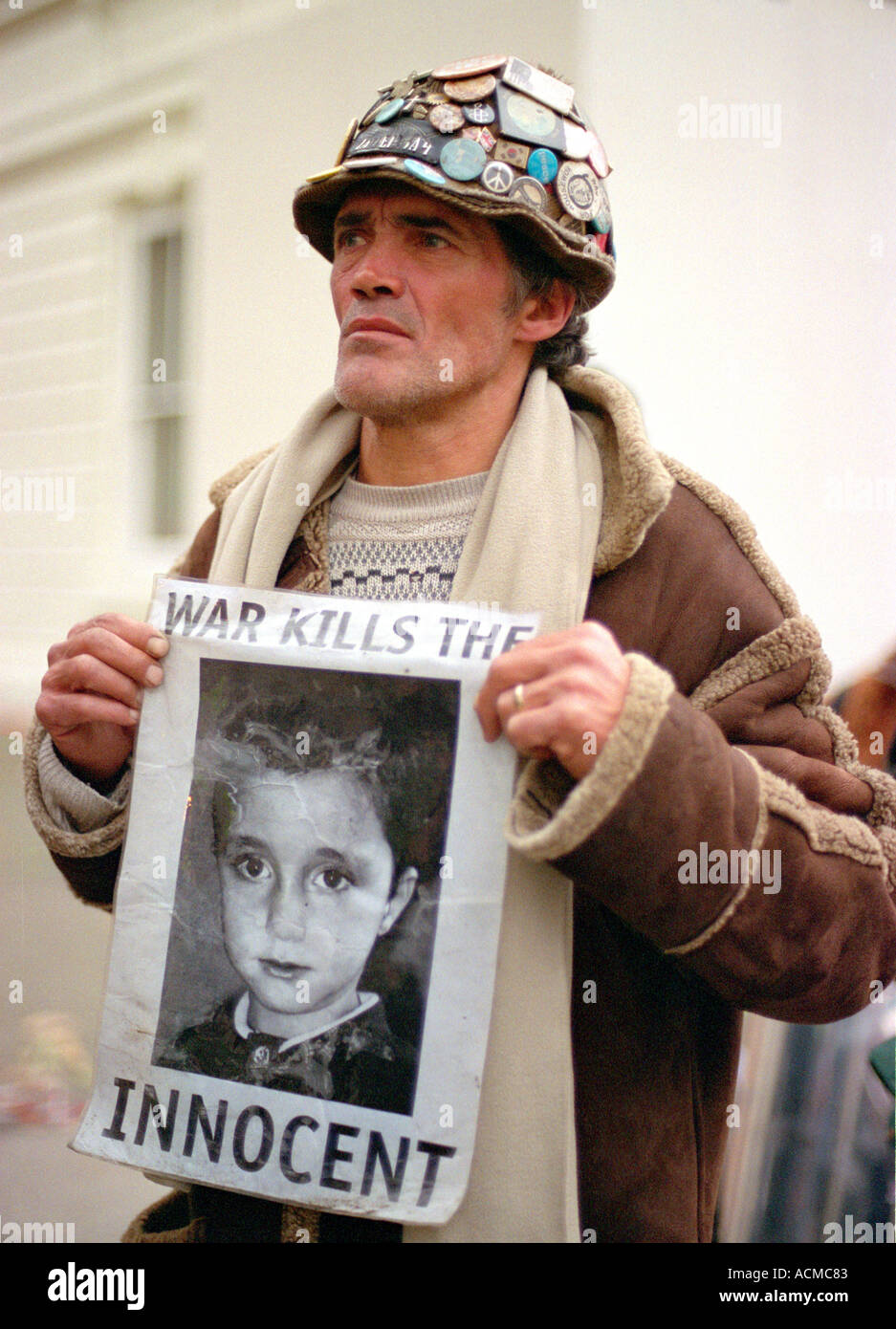 Brian Haw who has spent the last three years camped outside Houses of ...