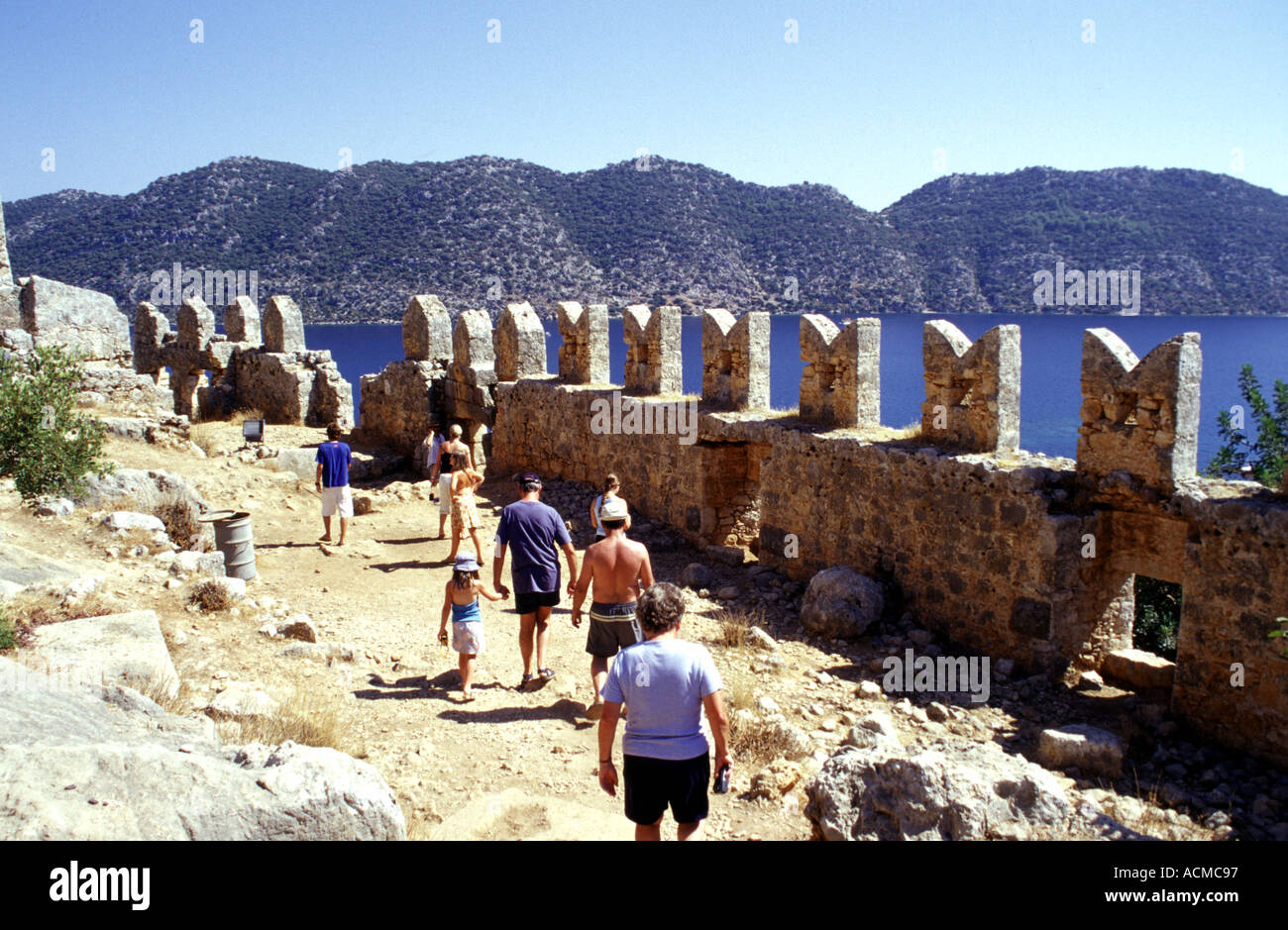 Simena Castle Kekova Turkey Stock Photo - Alamy