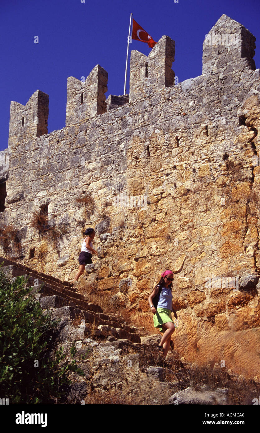 Simena Castle Kekova Turkey Stock Photo - Alamy
