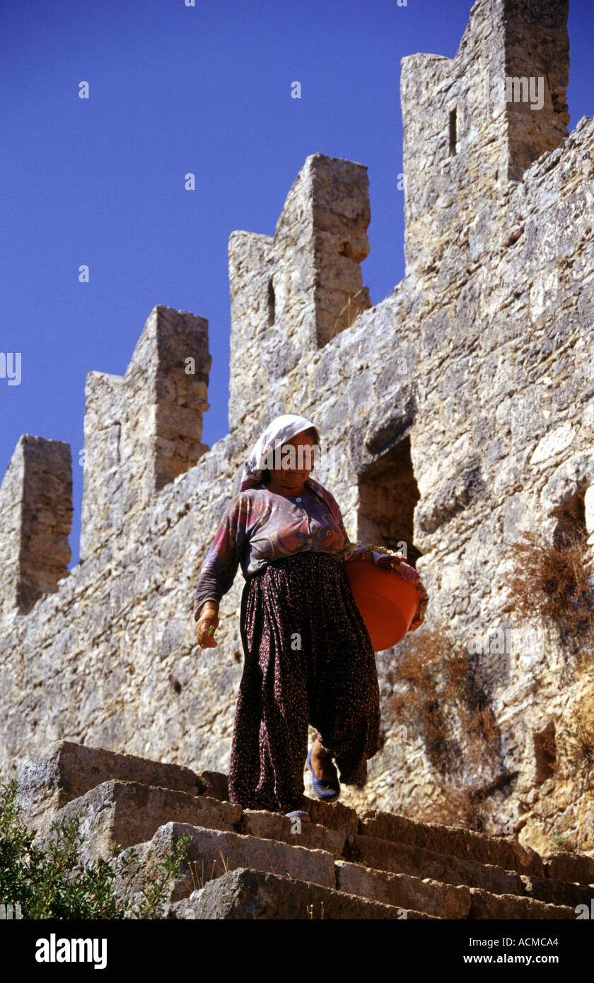 Simena Castle Kekova Turkey Stock Photo - Alamy