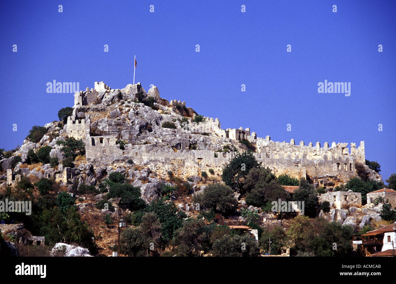 Simena Castle Kekova Turkey Stock Photo - Alamy