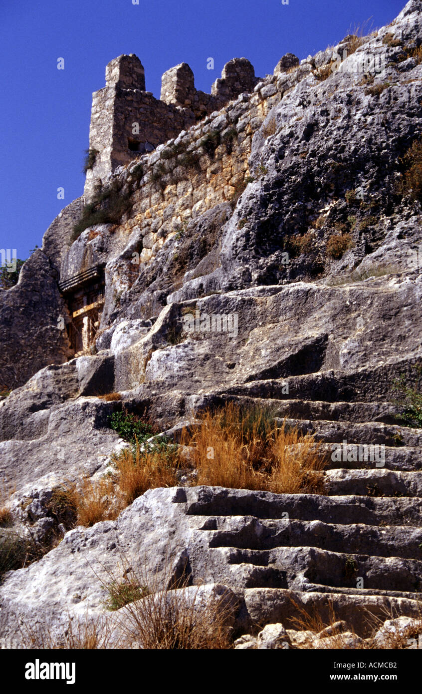 Simena Castle Kekova Turkey Stock Photo - Alamy