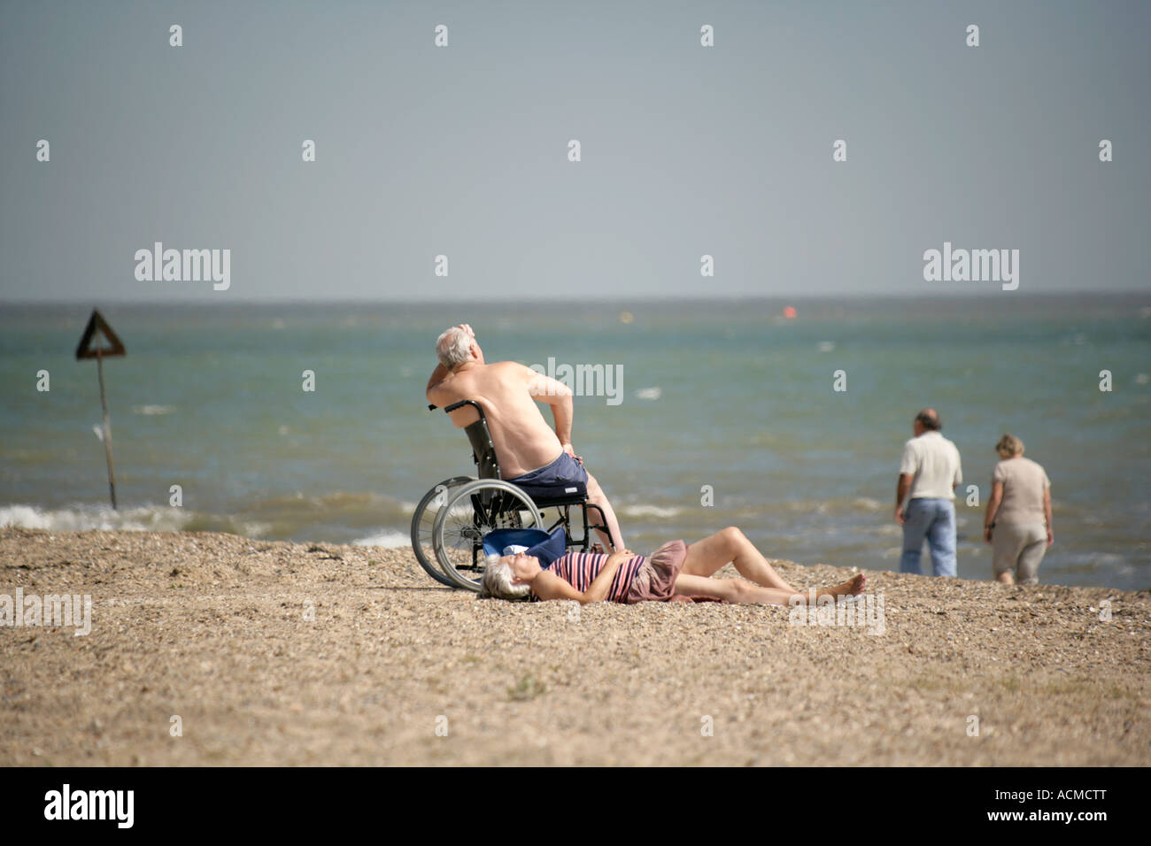 Beach scene, Mersea Island, Essex, England, UK Stock Photo - Alamy