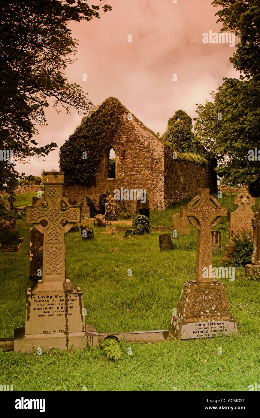The ruins of New Church Lough Gur Bruff Co Limerick Ireland Stock Photo ...