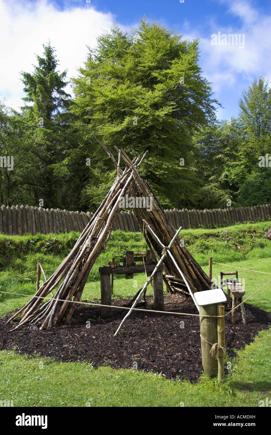 A reconstruction of a Pole Lathe inside the Ring Fort a 5th 12th ...