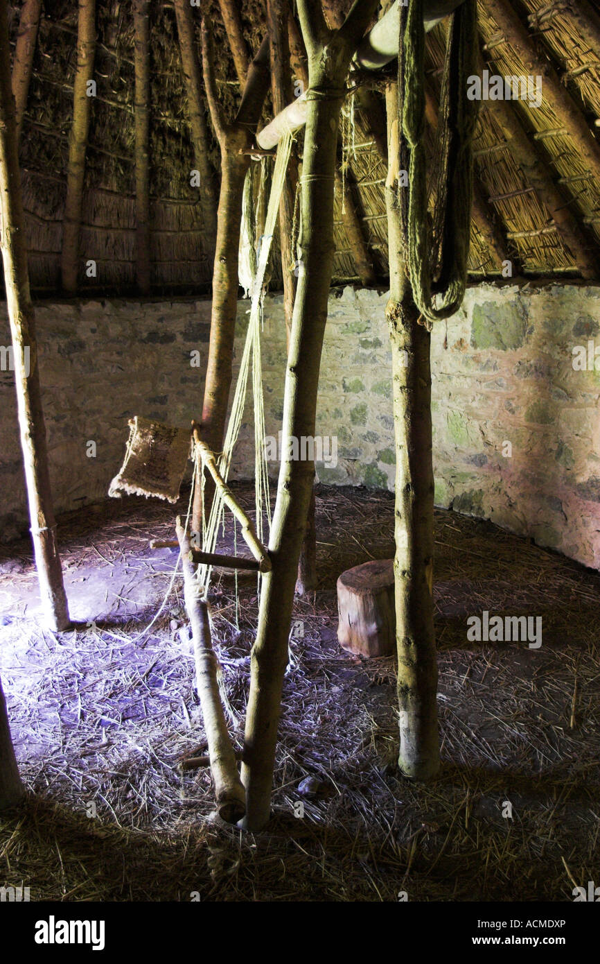 A reconstruction of a loom at the Ring Fort a 5th 12th century ...