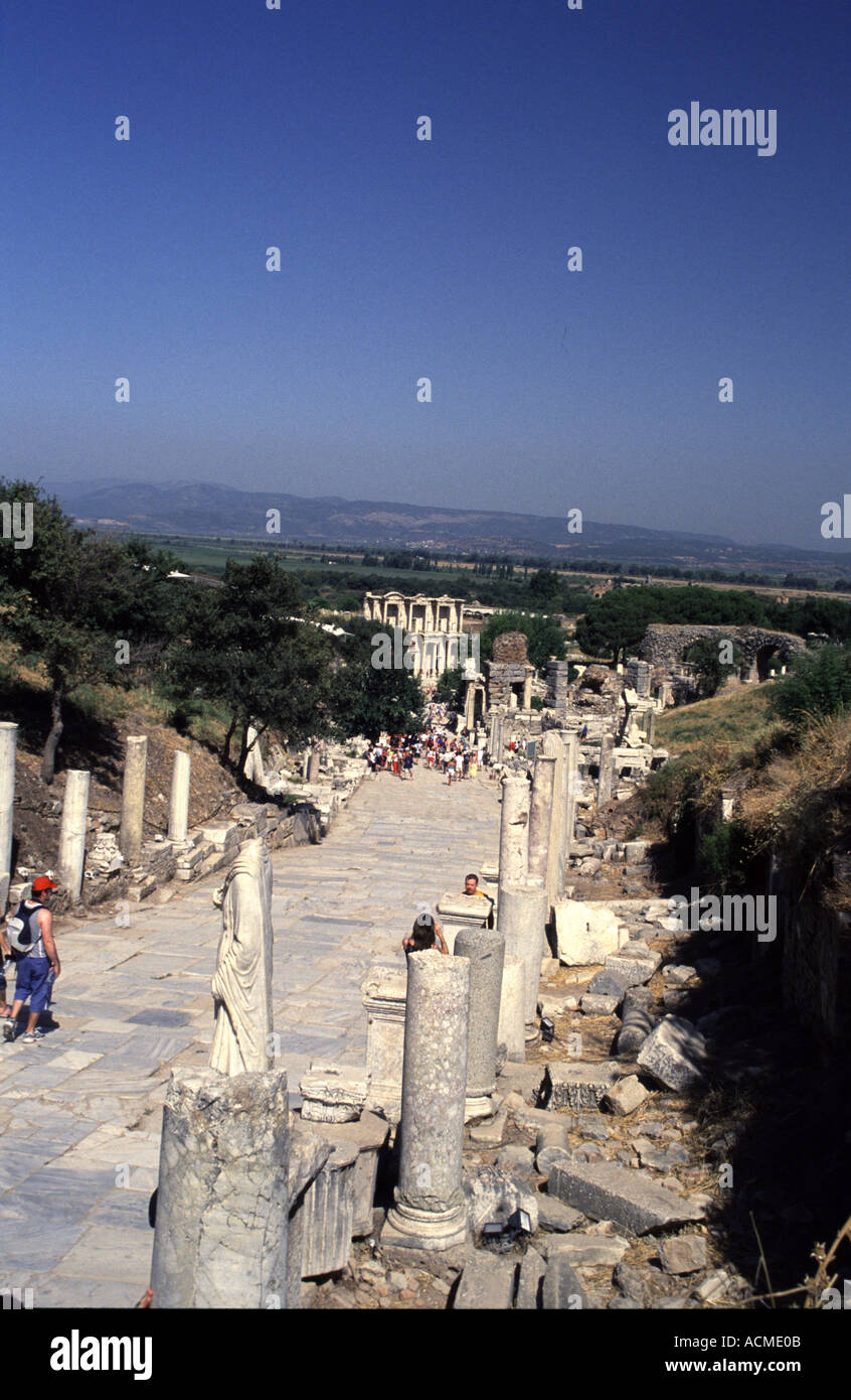 Kouretes Street Ephesus Turkey Stock Photo - Alamy