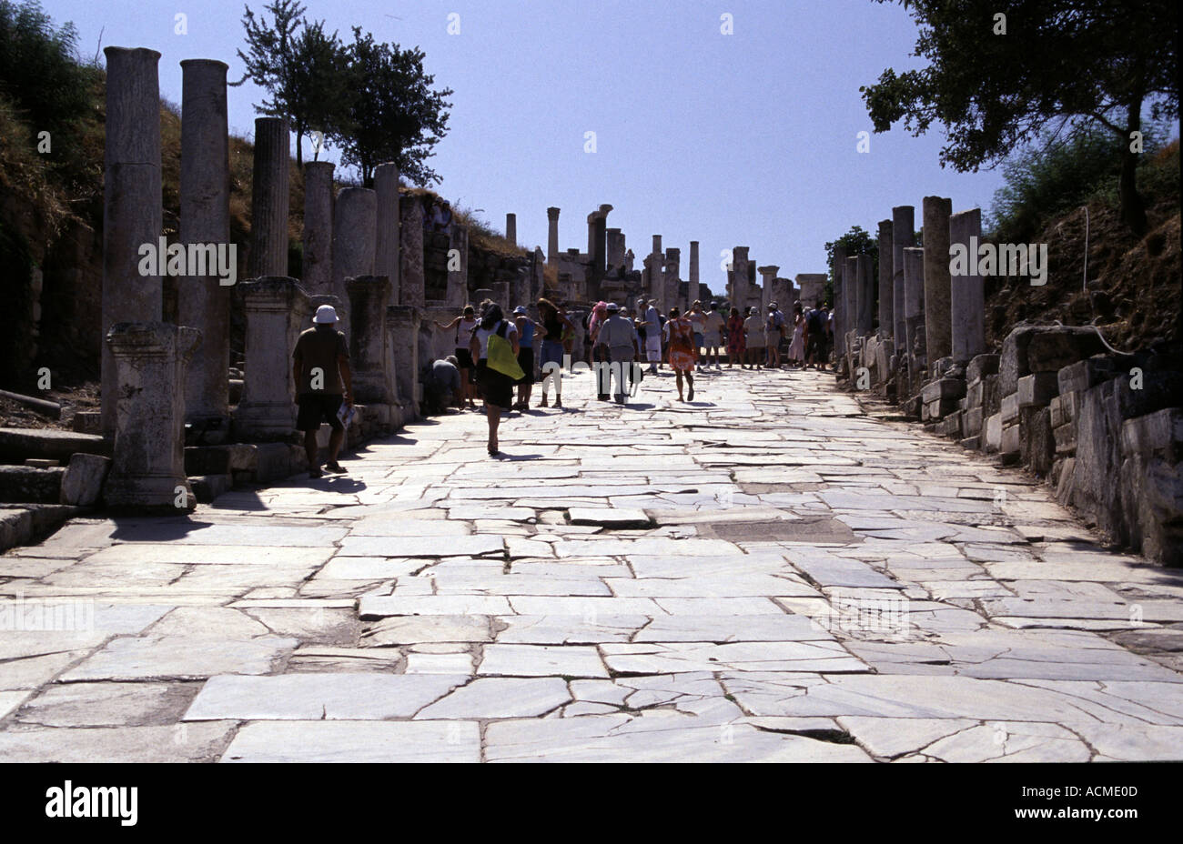 Kouretes Street Ephesus Turkey Stock Photo - Alamy