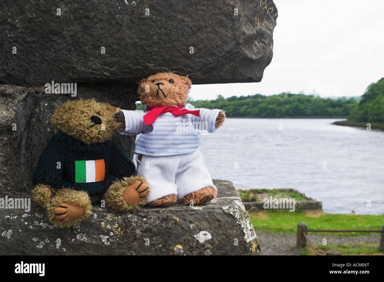 Two Teddy Bears Beni and Blarni at Donegal Friary and cemetery Donegal ...