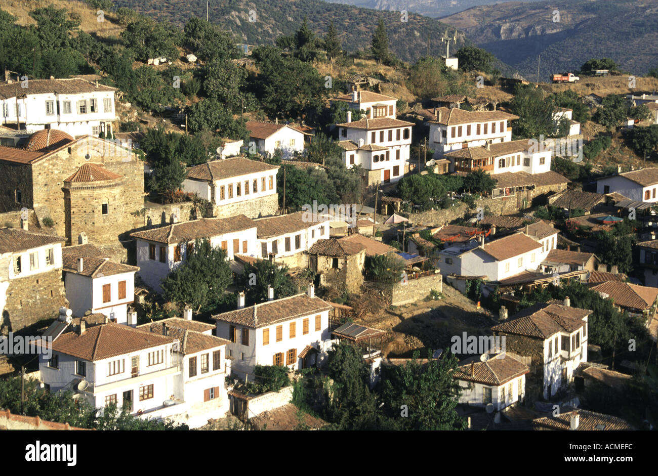 Sirince village near Ephesus Turkey Stock Photo - Alamy