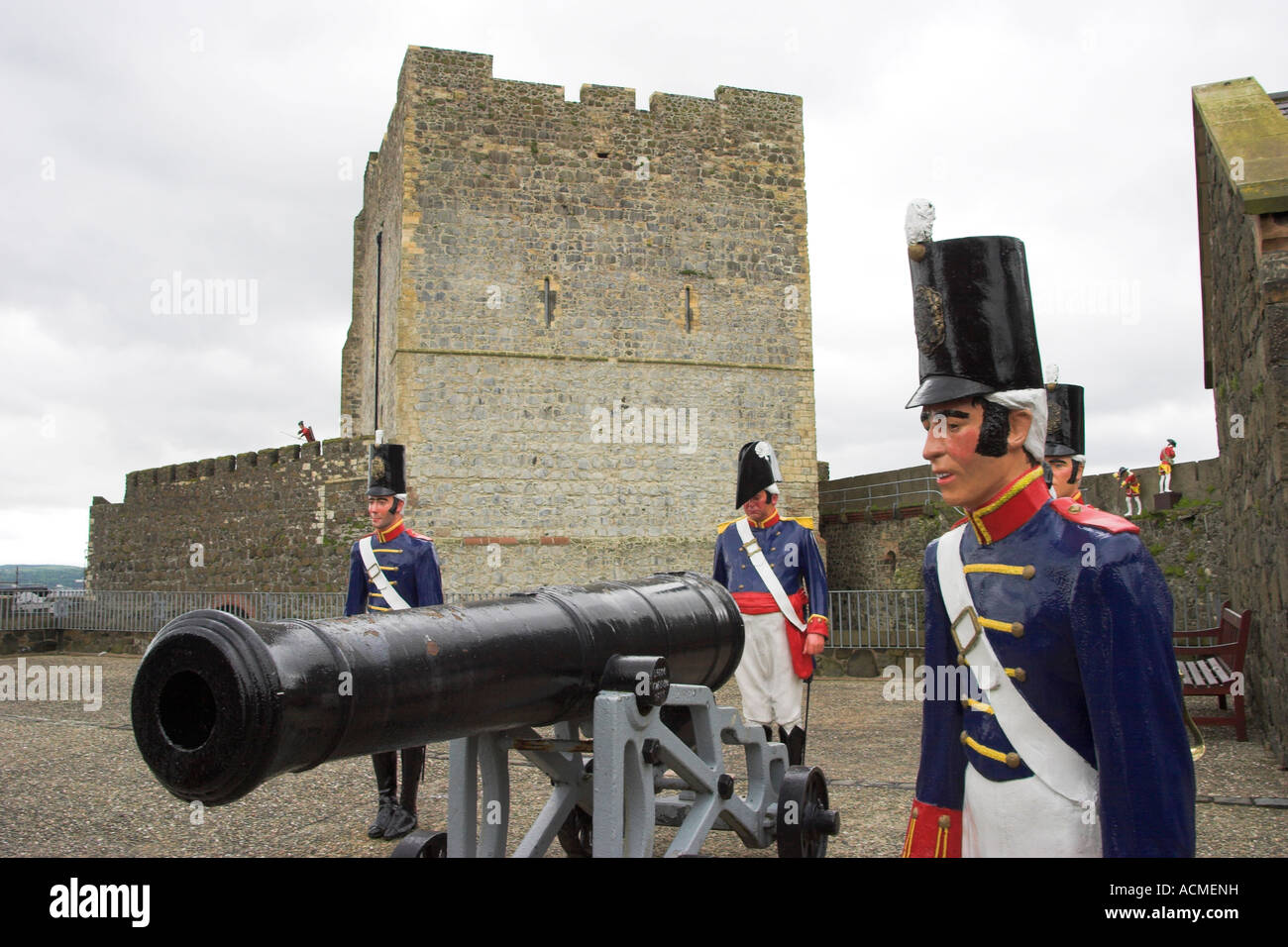 Early 19th century cannons and artillery men Located on the Grand ...