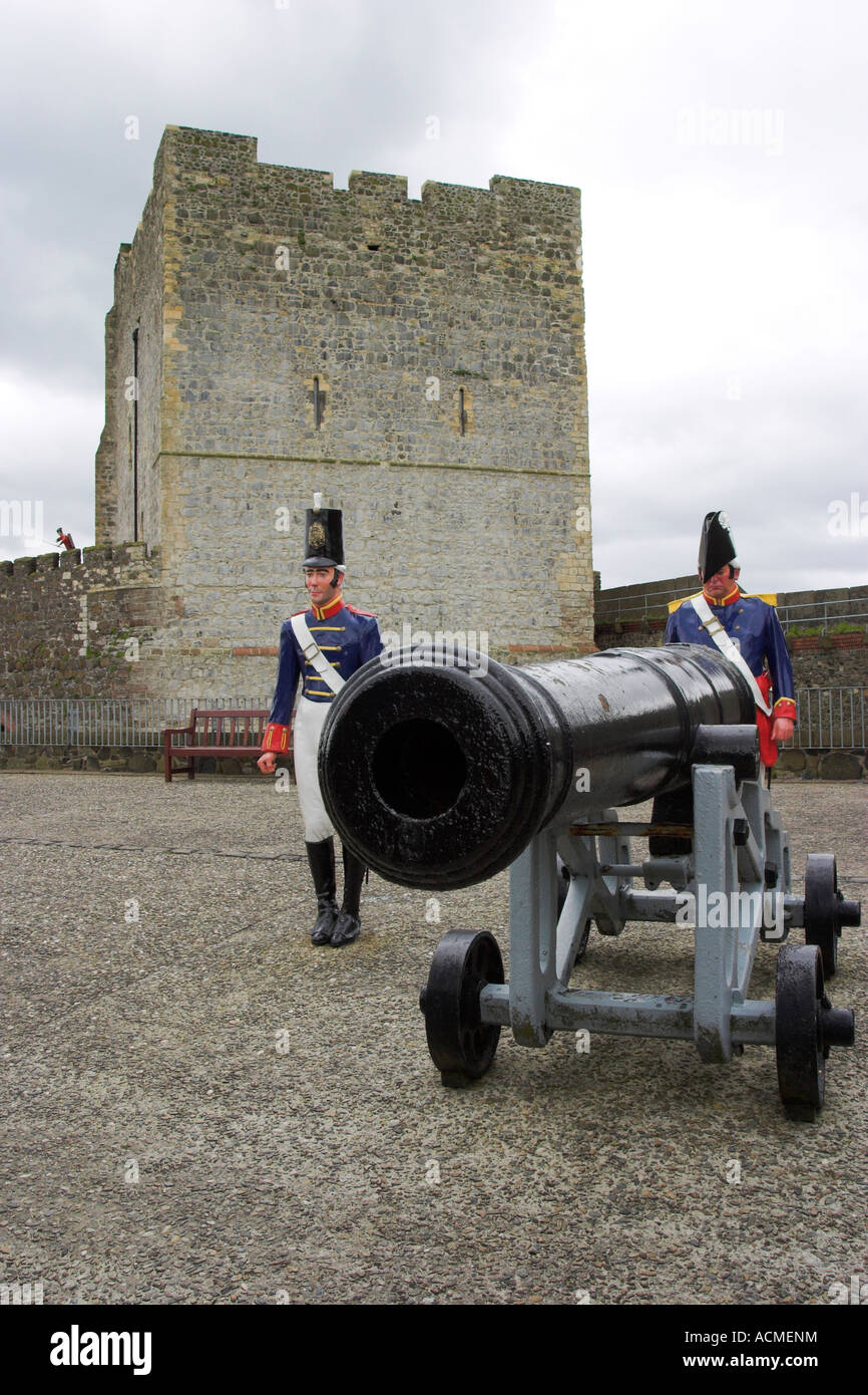 Early 19th century cannons and artillery men Located on the Grand ...