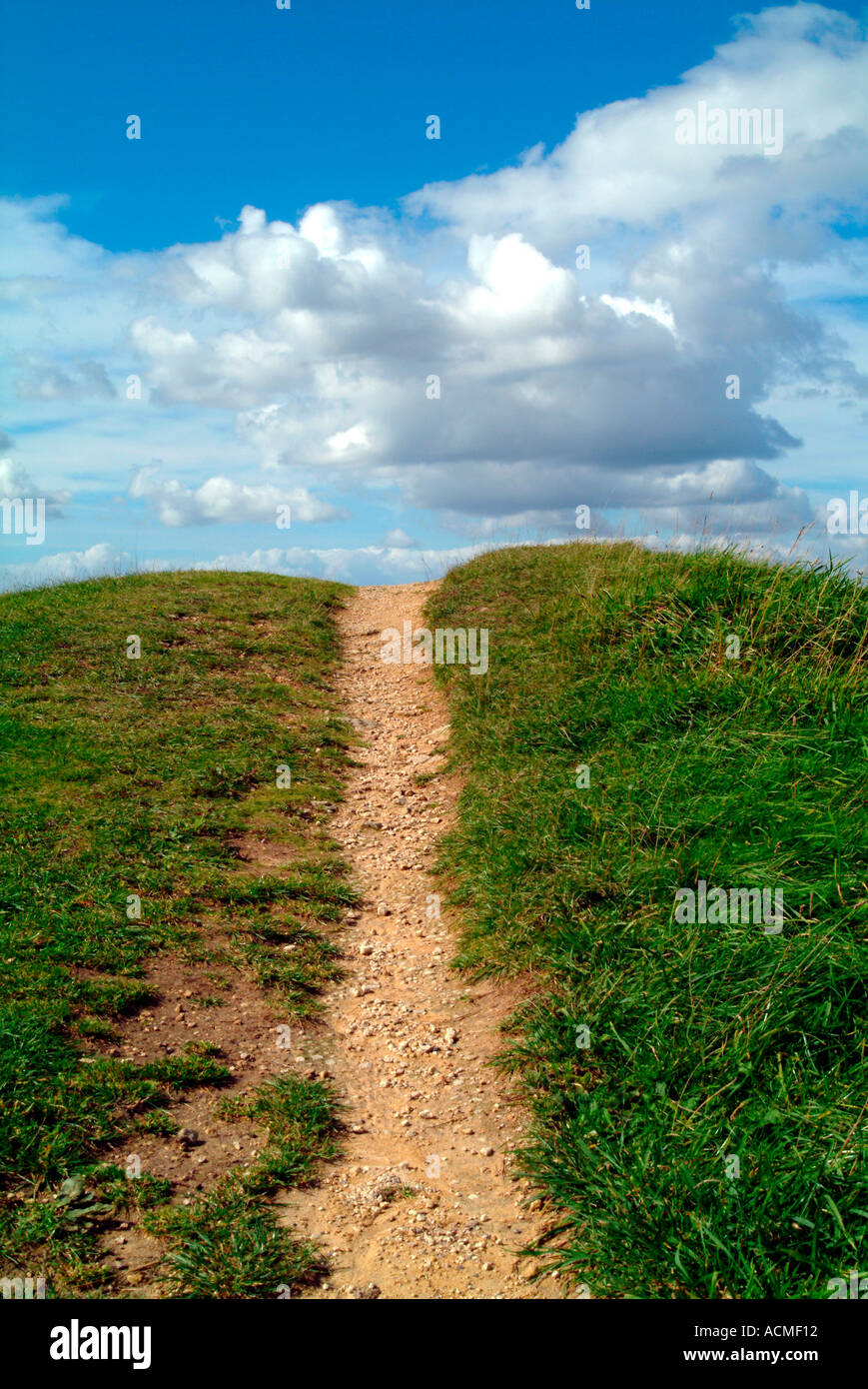 Well worn infinity path Stock Photo - Alamy