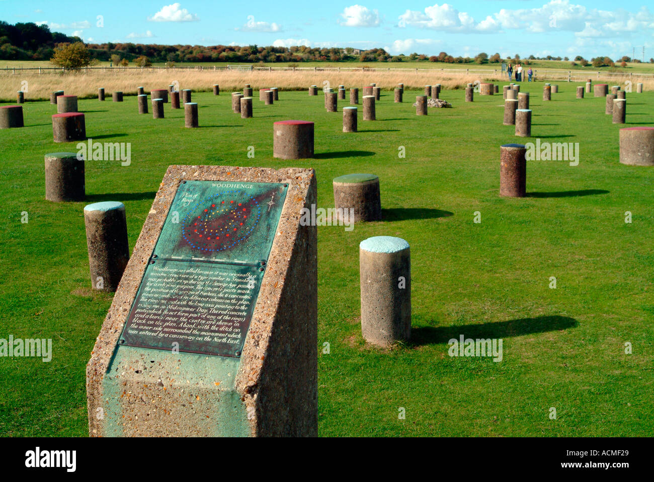 Woodhenge Wiltshire England UK Stock Photo - Alamy