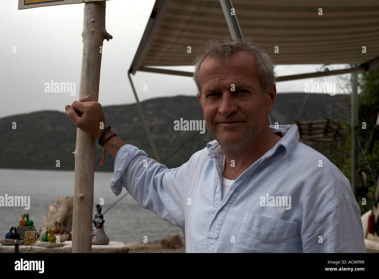 Steve Feltham, Loch Ness Monster Hunter, Loch Ness, Scotland Stock ...