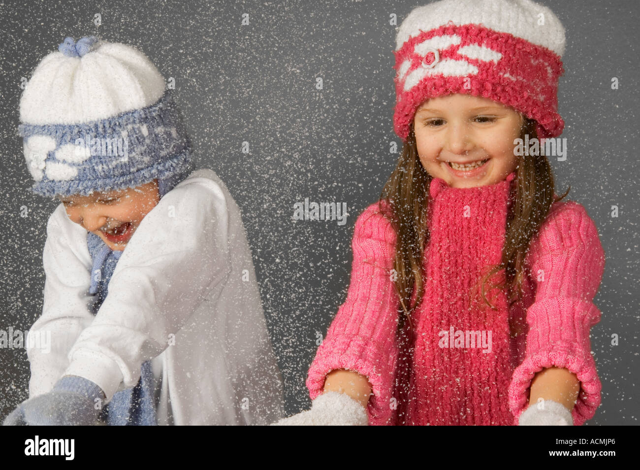 Two smiling children Stock Photo - Alamy