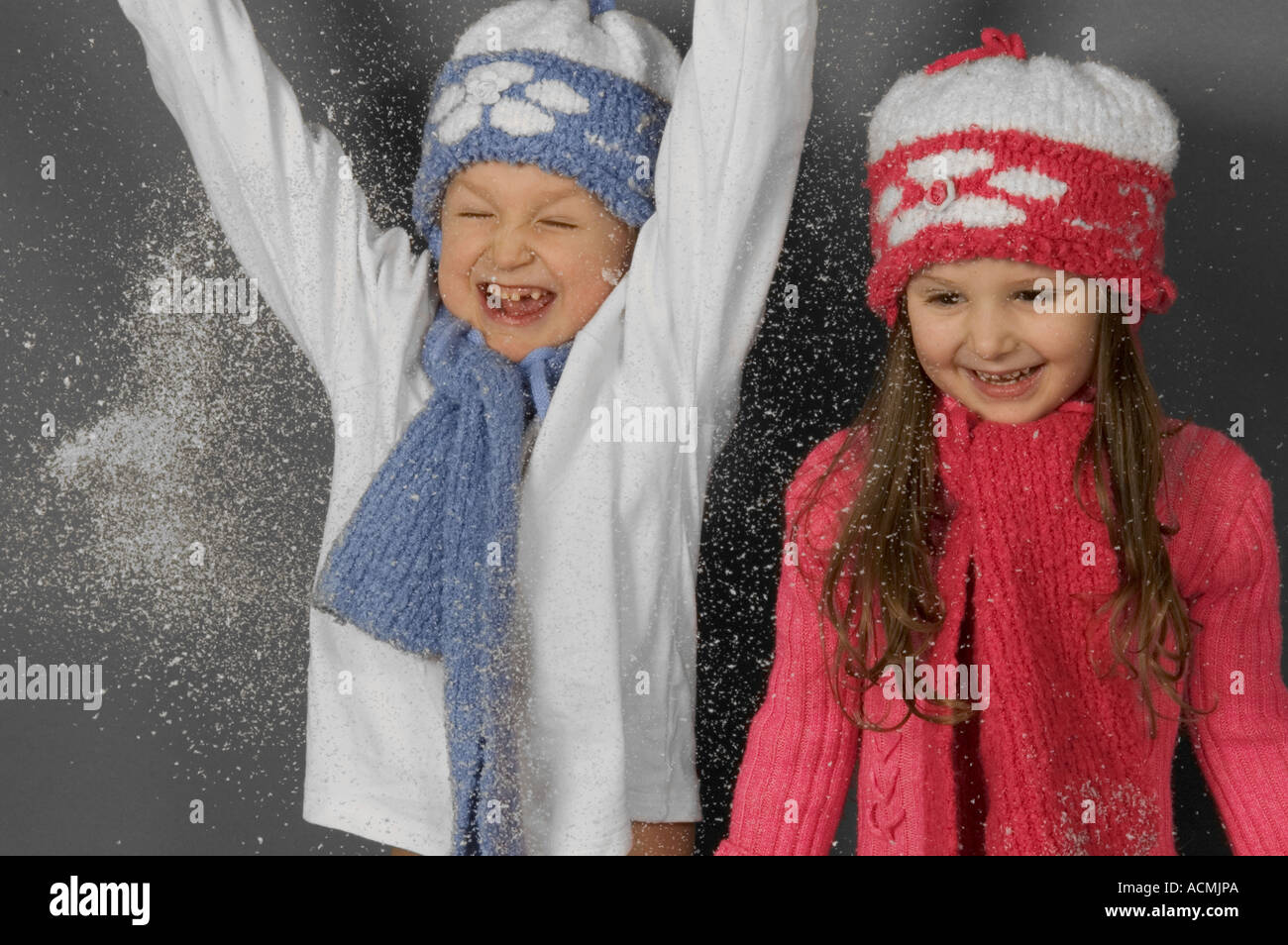 Two smiling children Stock Photo - Alamy