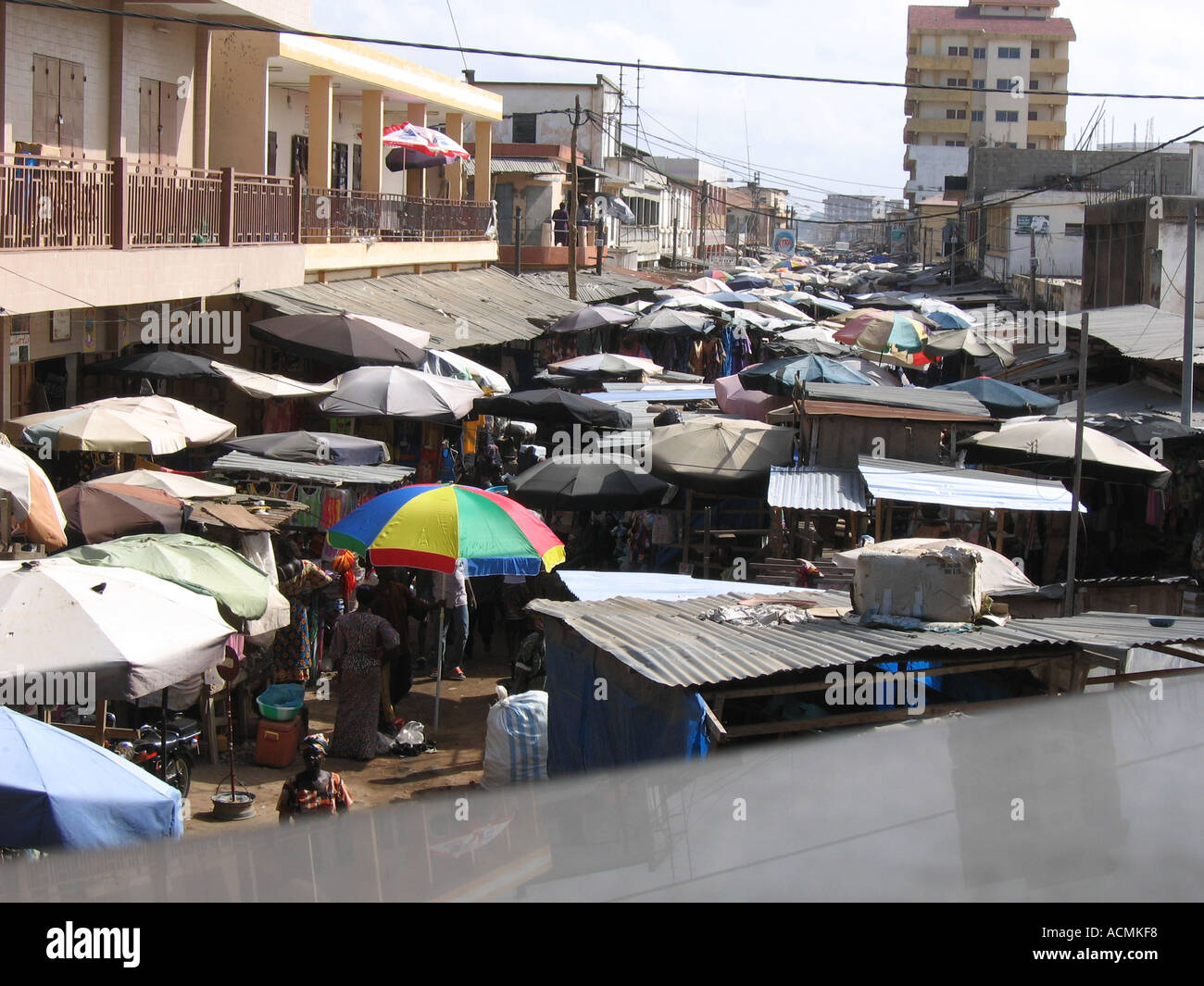 Grand market Lome Togo West Africa Stock Photo - Alamy