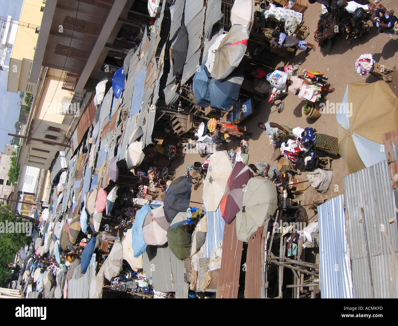 Grand market Lome Togo West Africa Stock Photo - Alamy