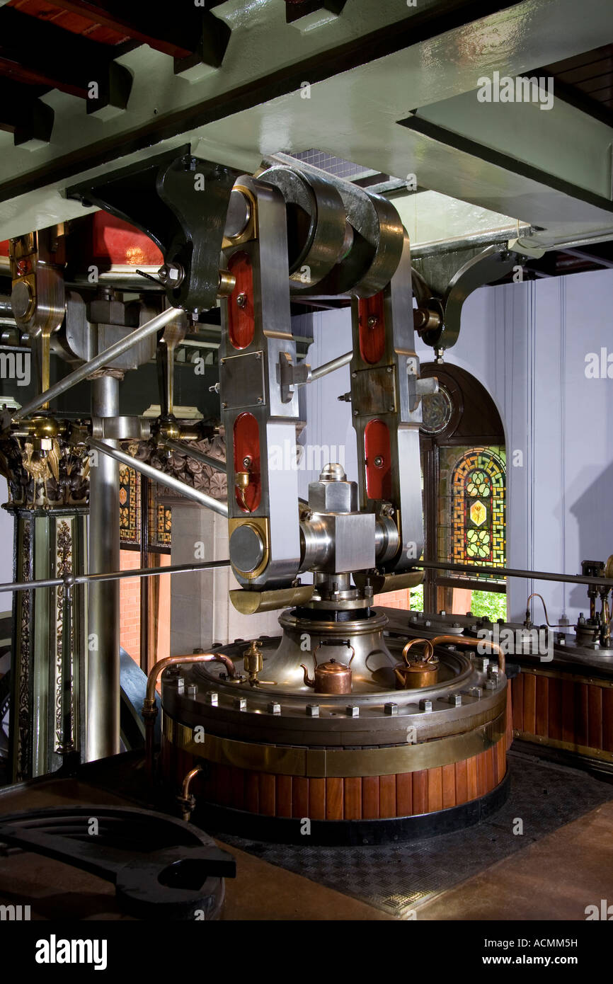 Papplewick Victorian Water Pumping Station. Inside of Engine House ...