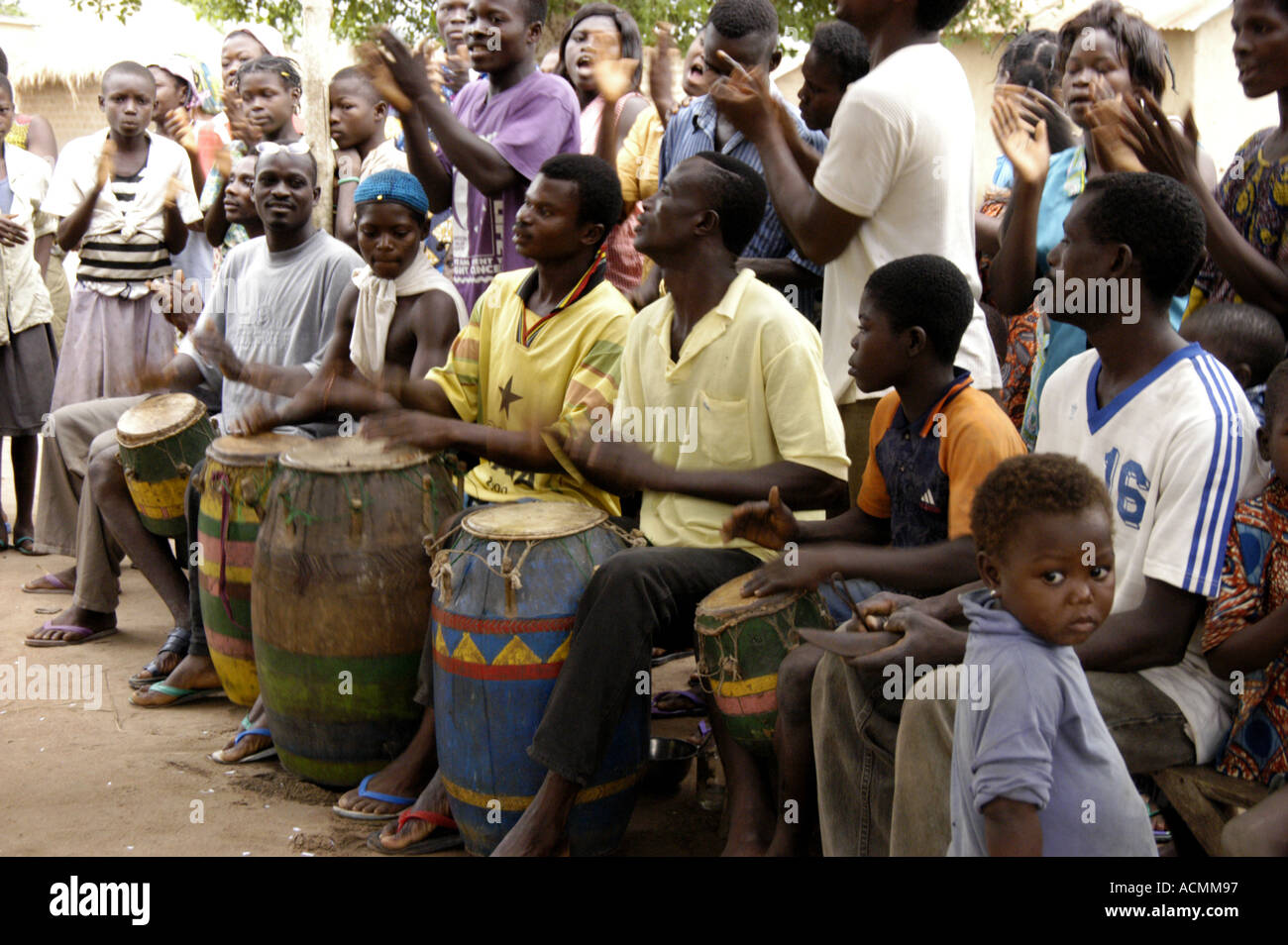 Welcome ceremony Ewe Tribe Togo West Africa Stock Photo - Alamy