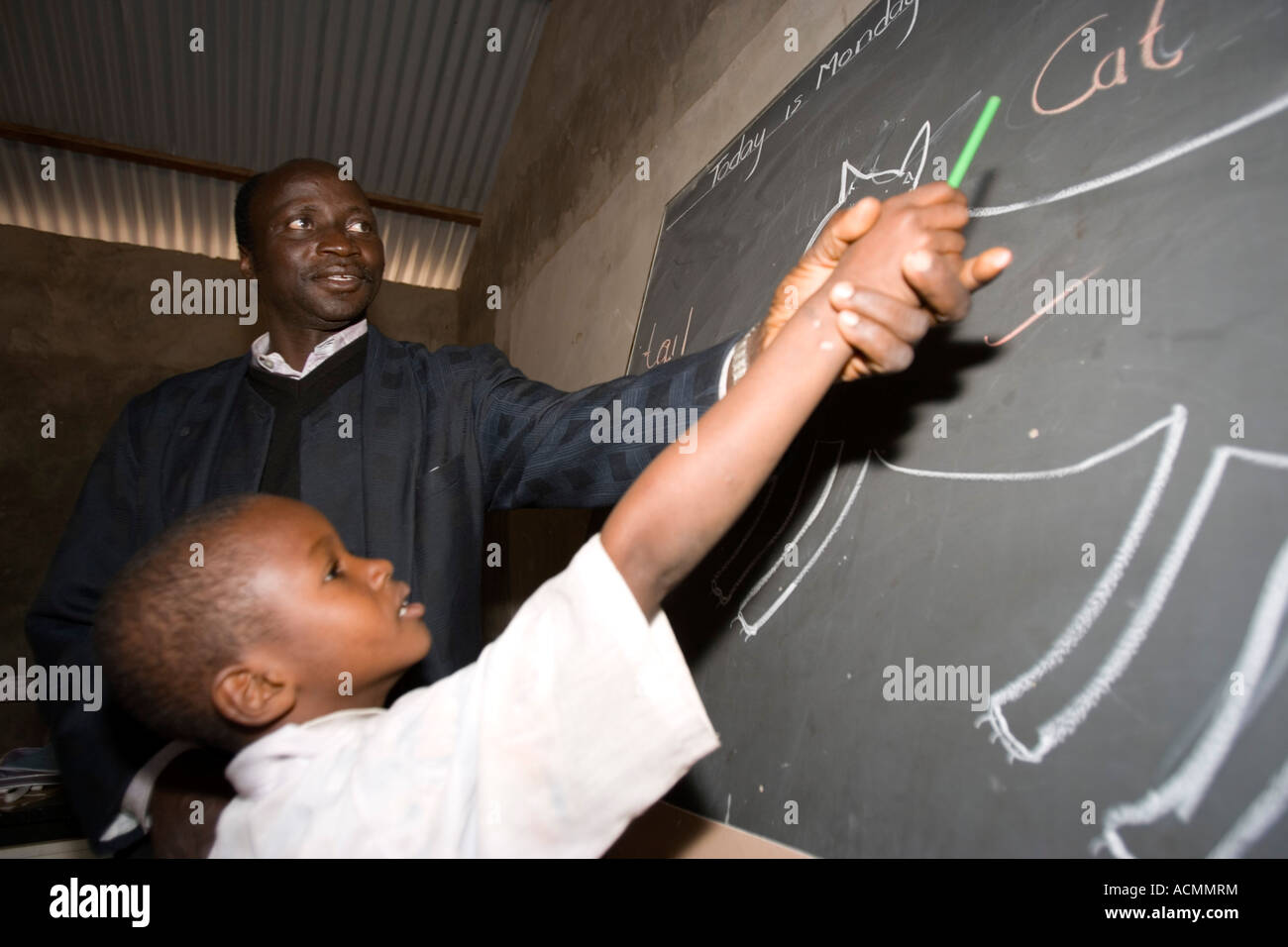 African kids reading school uniform hi-res stock photography and images ...