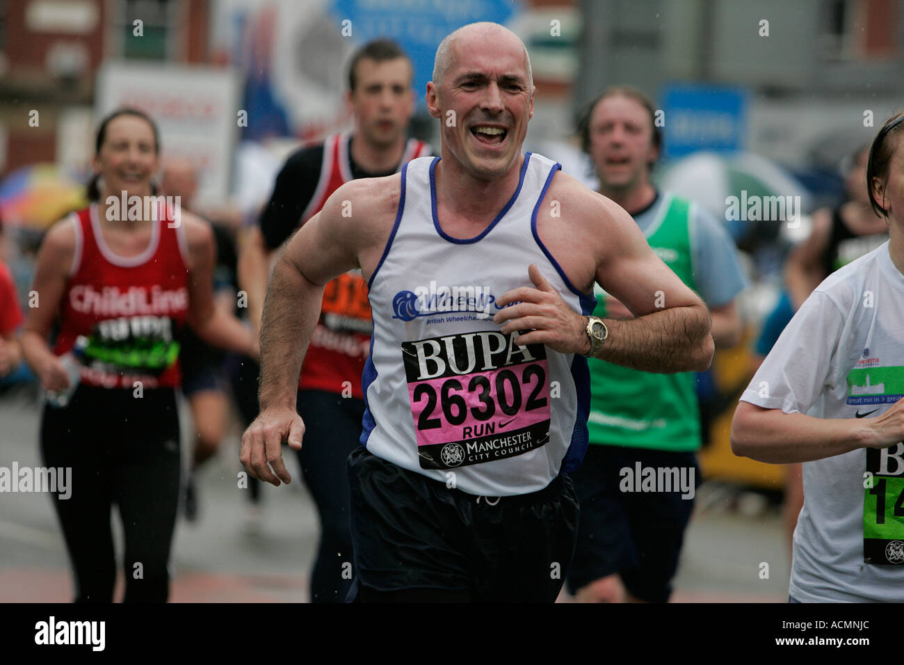 Manchester BUPA fun run athletics northwest final runner athlete ...
