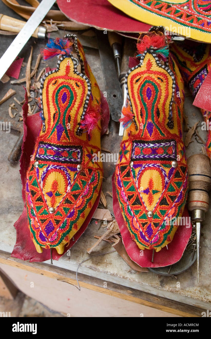 Ghadames, Libya. Shoes, Ghadames Style, for little girl Stock Photo - Alamy