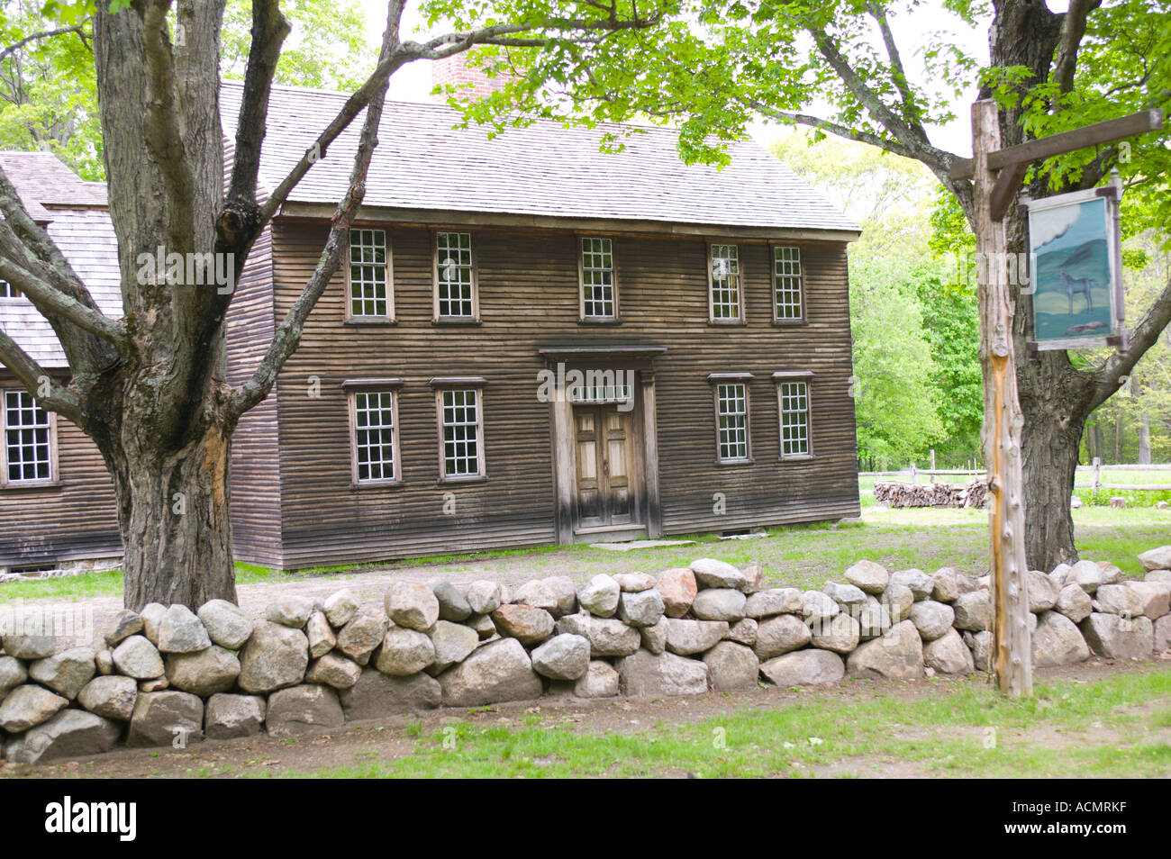 Hartwell Tavern Minuteman National Park Concord Massachusetts Stock ...