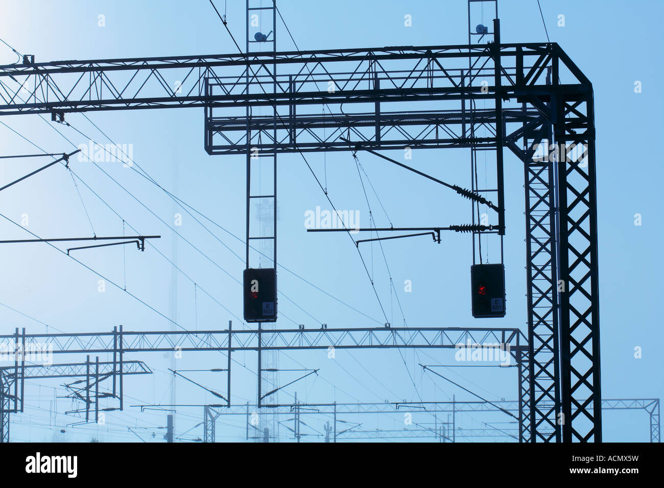 Powerlines Fog High Resolution Stock Photography and Images - Alamy