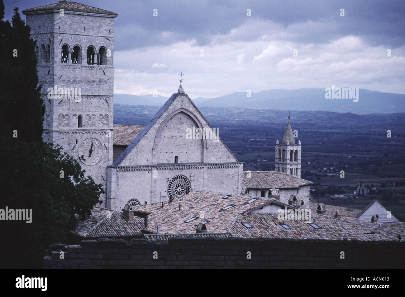 San Rufino Cathedral Assisi Umbria Italy Stock Photo - Alamy