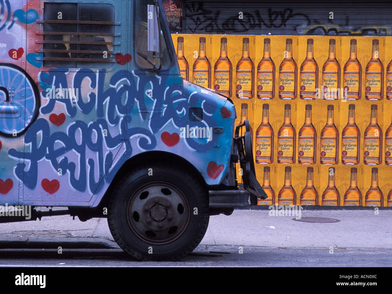 An art van in New York City United States of America Stock Photo - Alamy