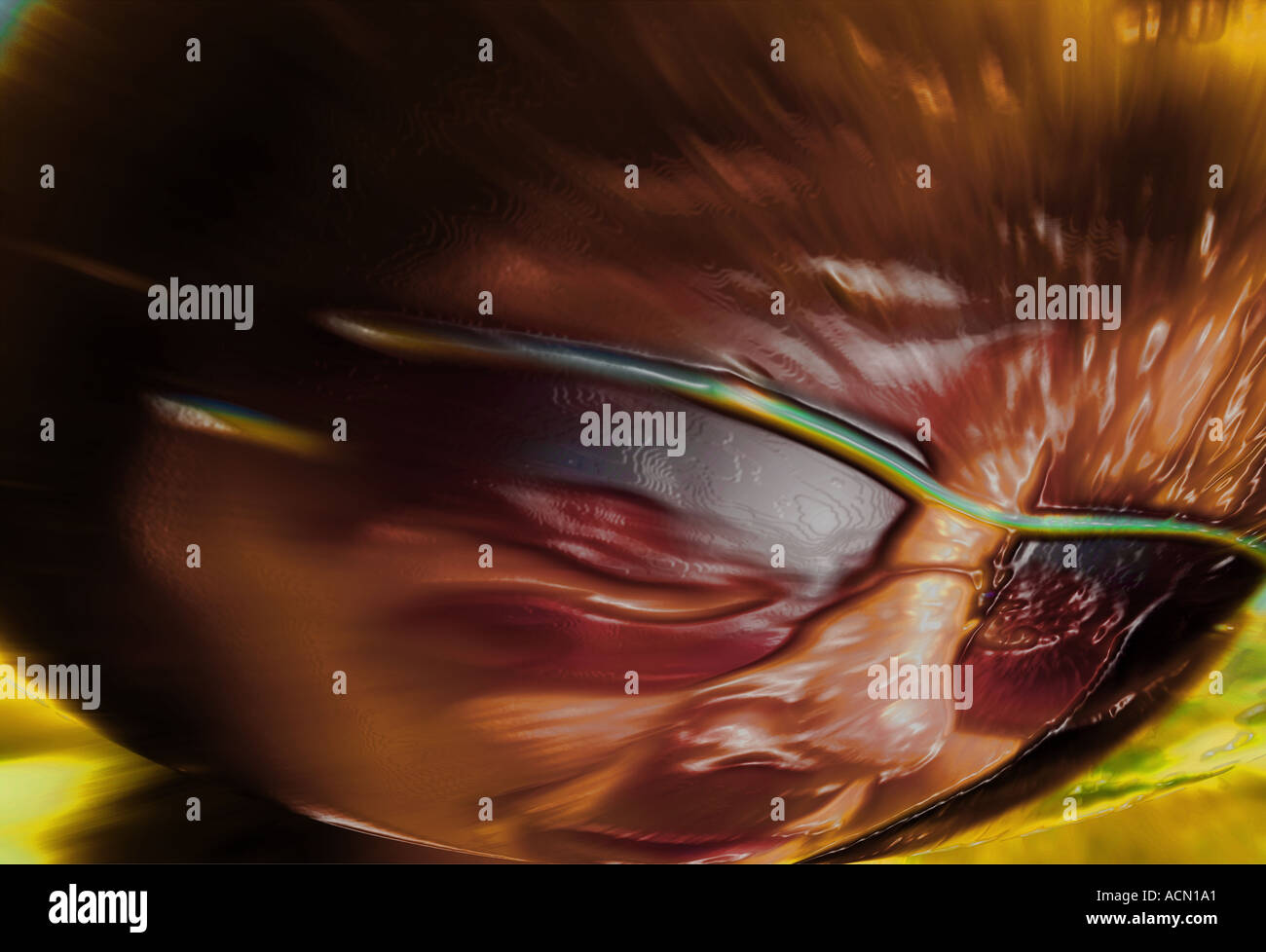 Distorted close up scary face hi-res stock photography and images - Alamy