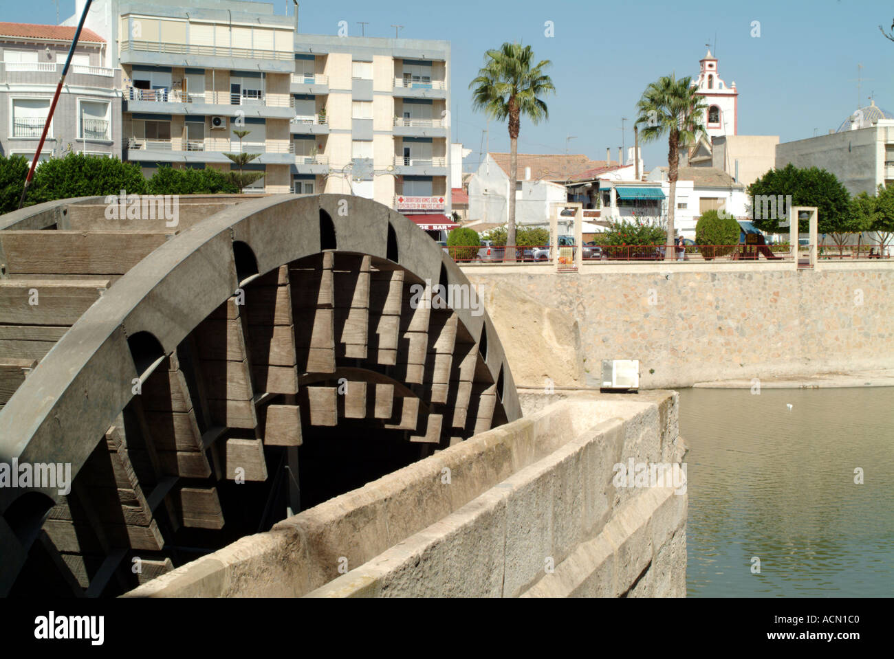 Water wheel Rojales Spain Stock Photo - Alamy