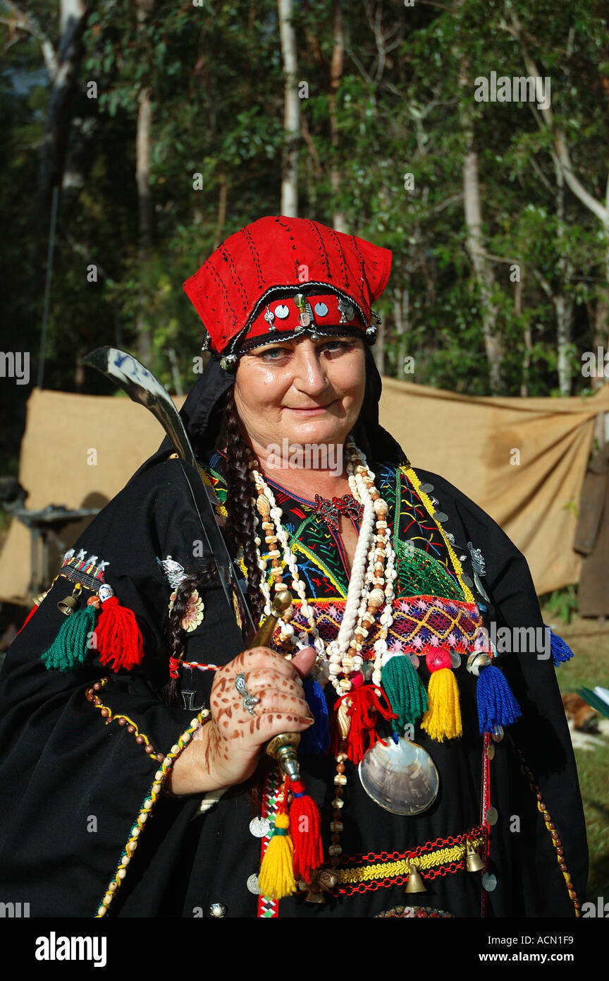 fierce arab sword dancer woman in 15 th century dress dsc 1129 Stock ...