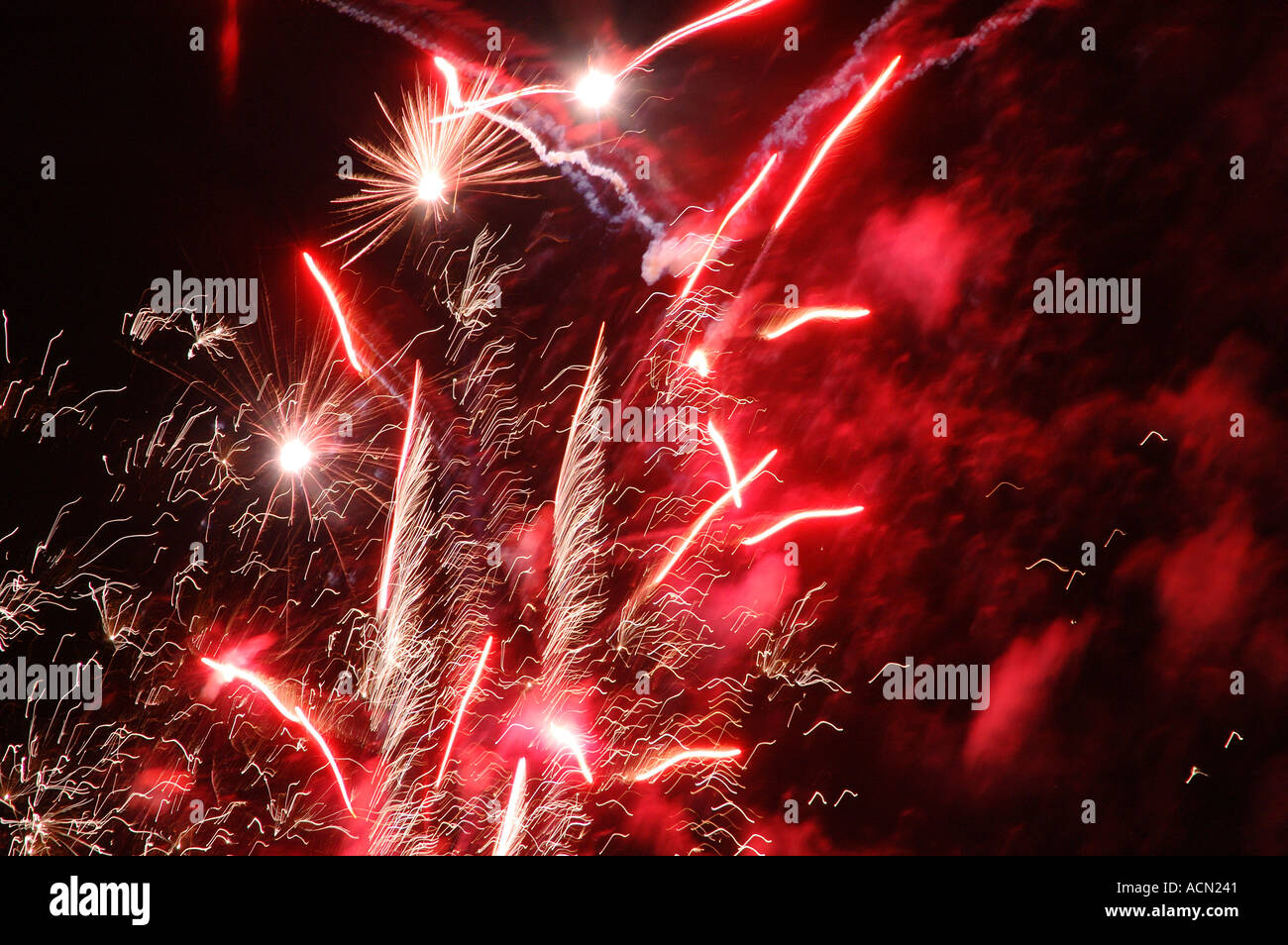 Fireworks at show carnival event dsc 2308 Stock Photo - Alamy