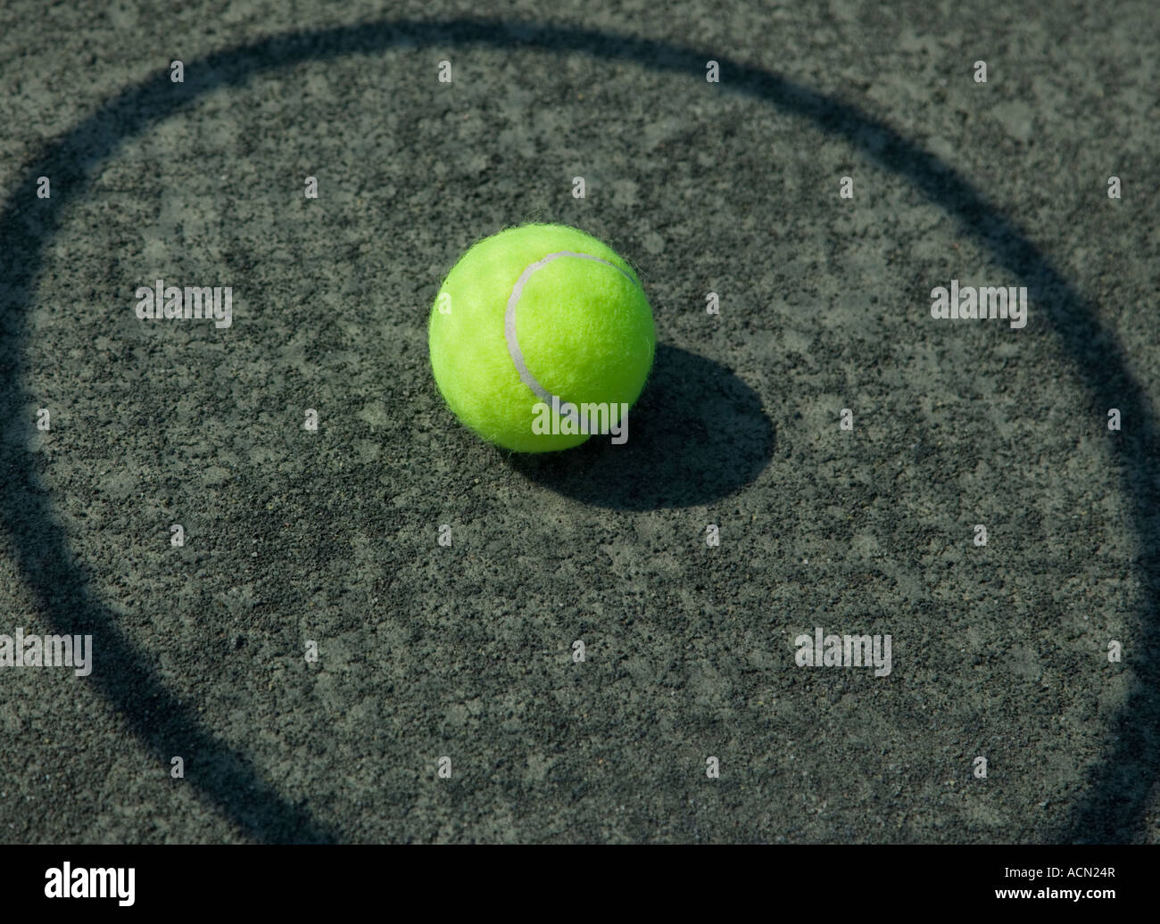 Shadow of a tennis racket on a court Stock Photo - Alamy