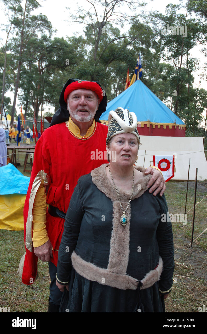 elderly grey merchant noble man husband wife medieval festival dsc 1192 ...