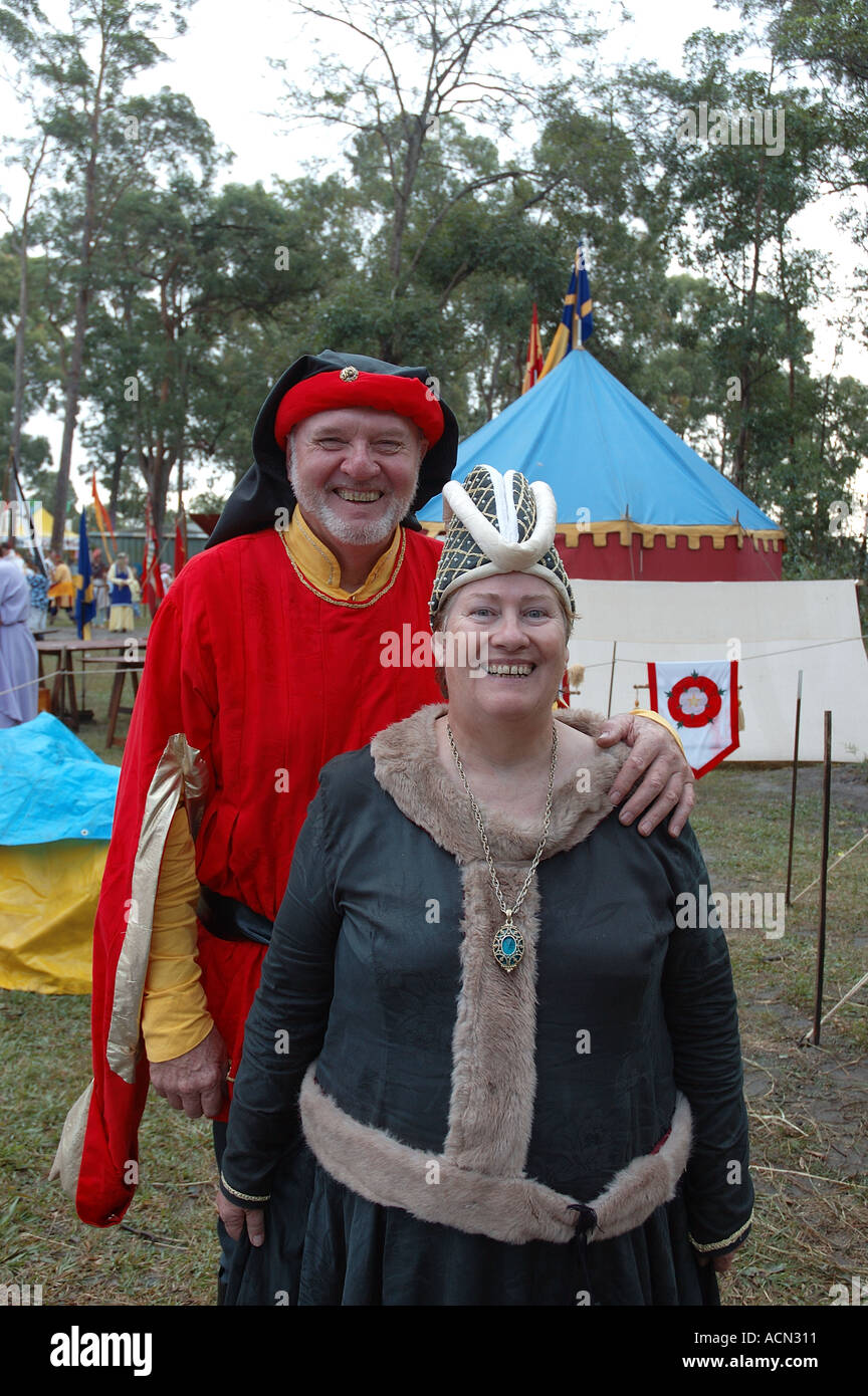 elderly grey merchant noble man husband wife medieval festival dsc 1192 ...