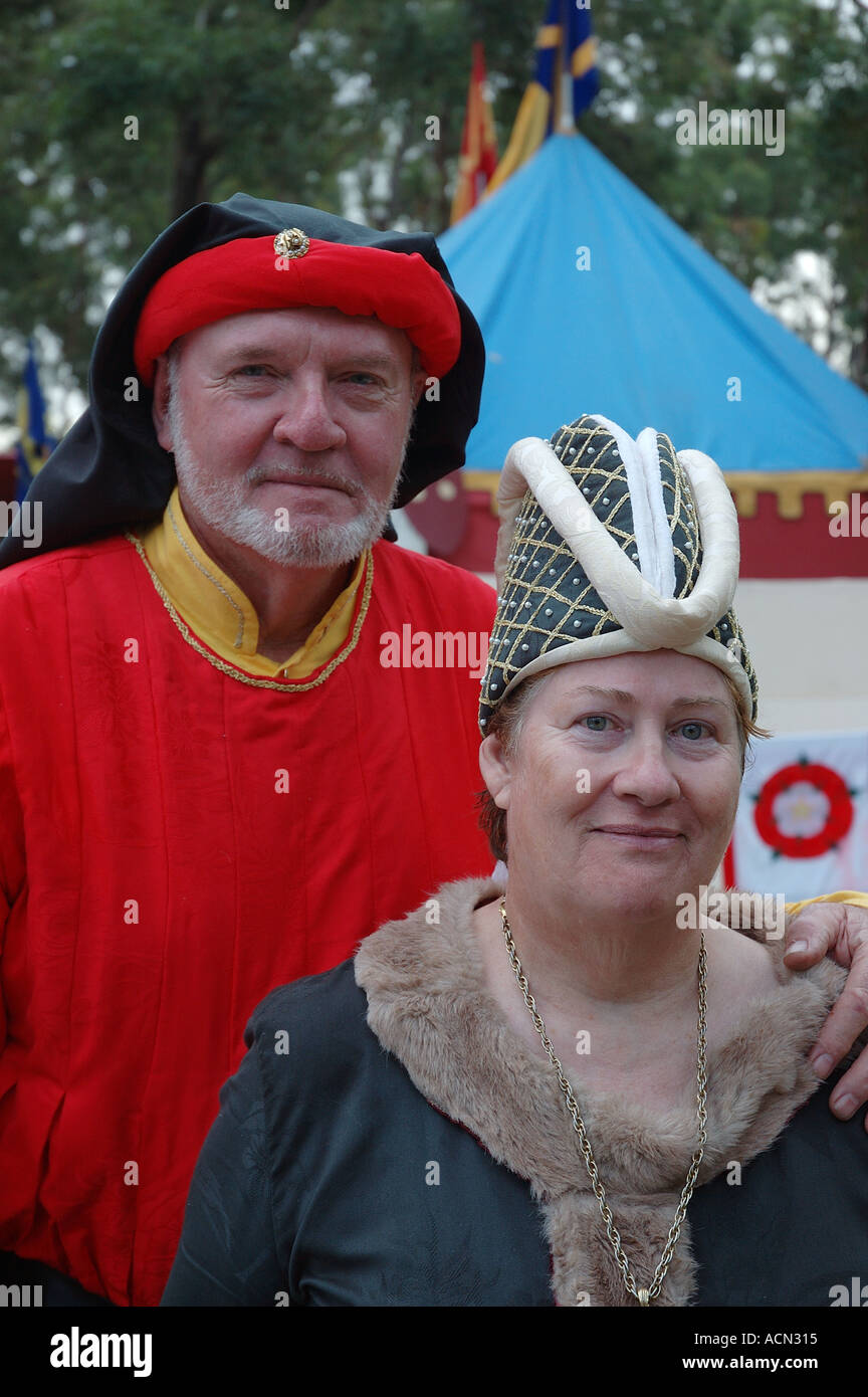 elderly grey merchant noble man husband wife medieval festival dsc 1192 ...