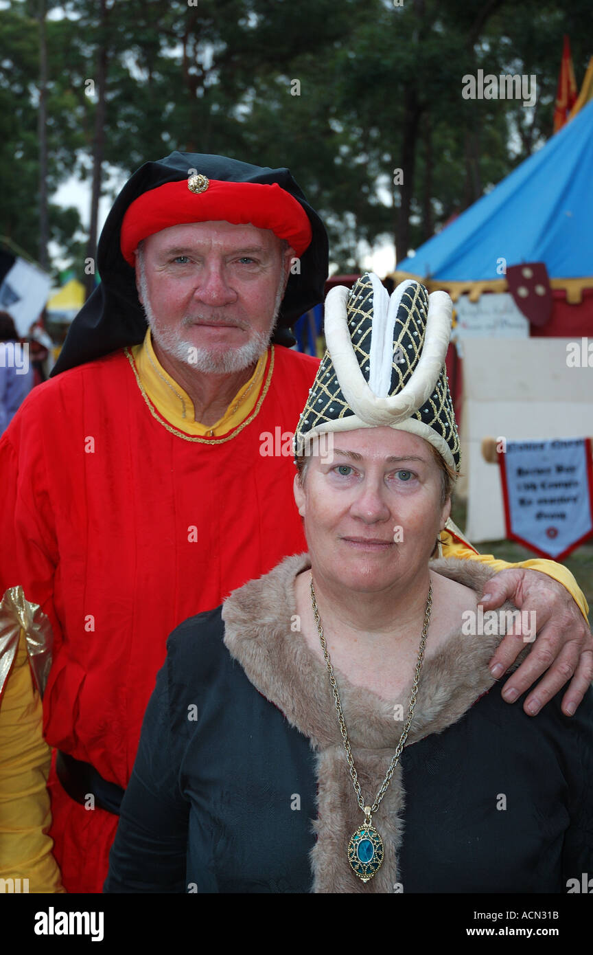 elderly grey merchant noble man husband wife medieval festival dsc 1192 ...