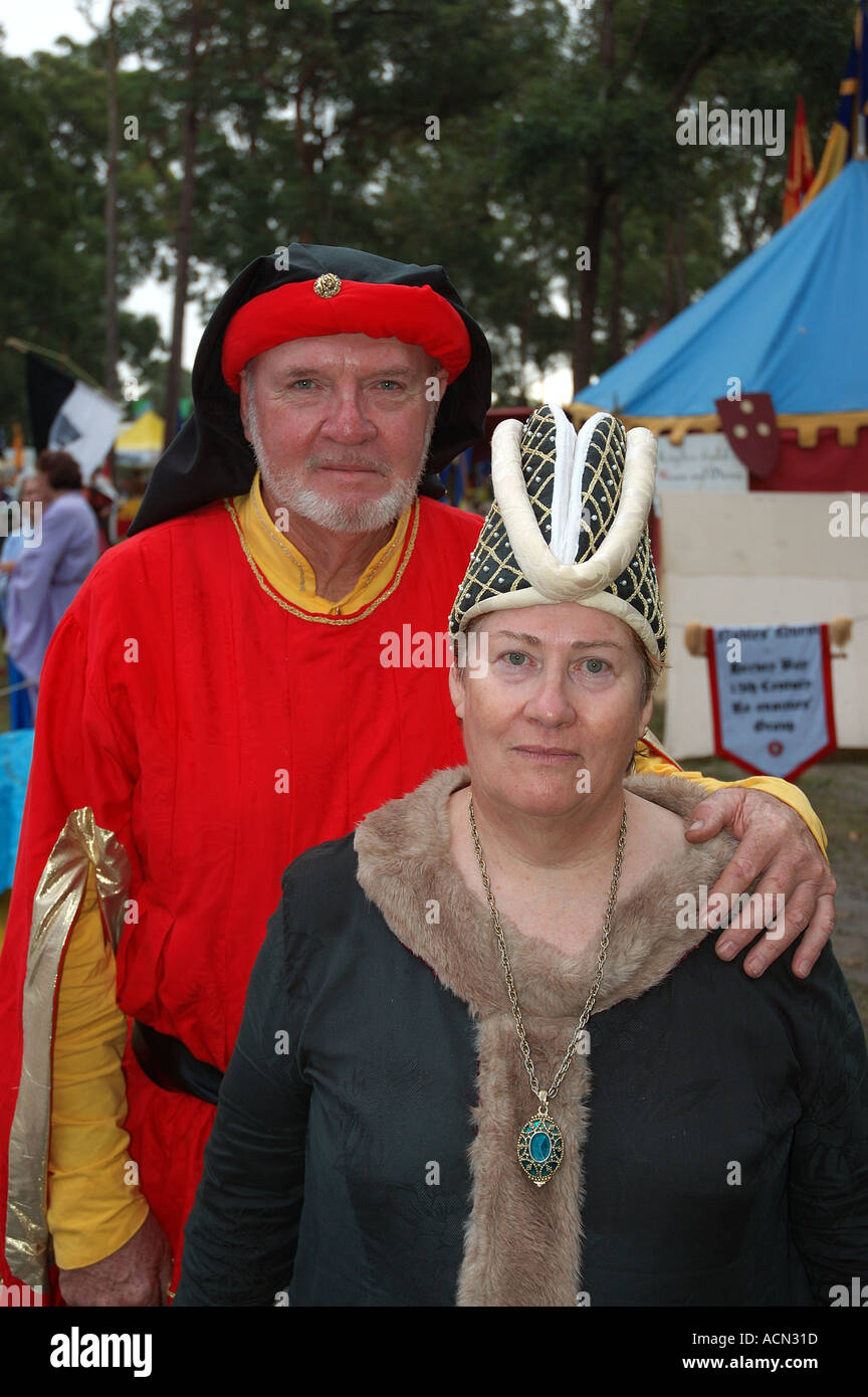 elderly grey merchant noble man husband wife medieval festival dsc 1192 ...