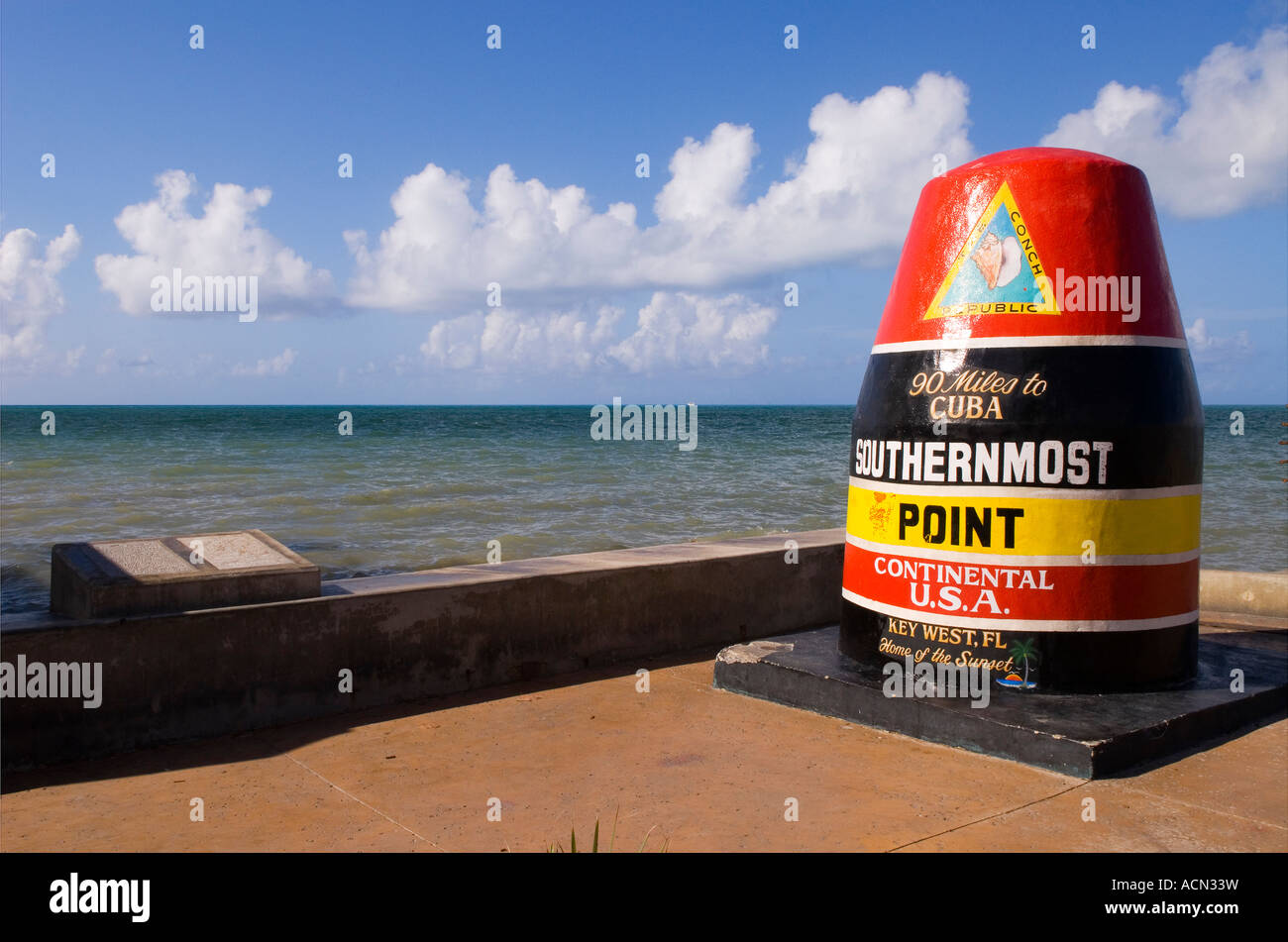 Key west florida end highway hi-res stock photography and images - Alamy