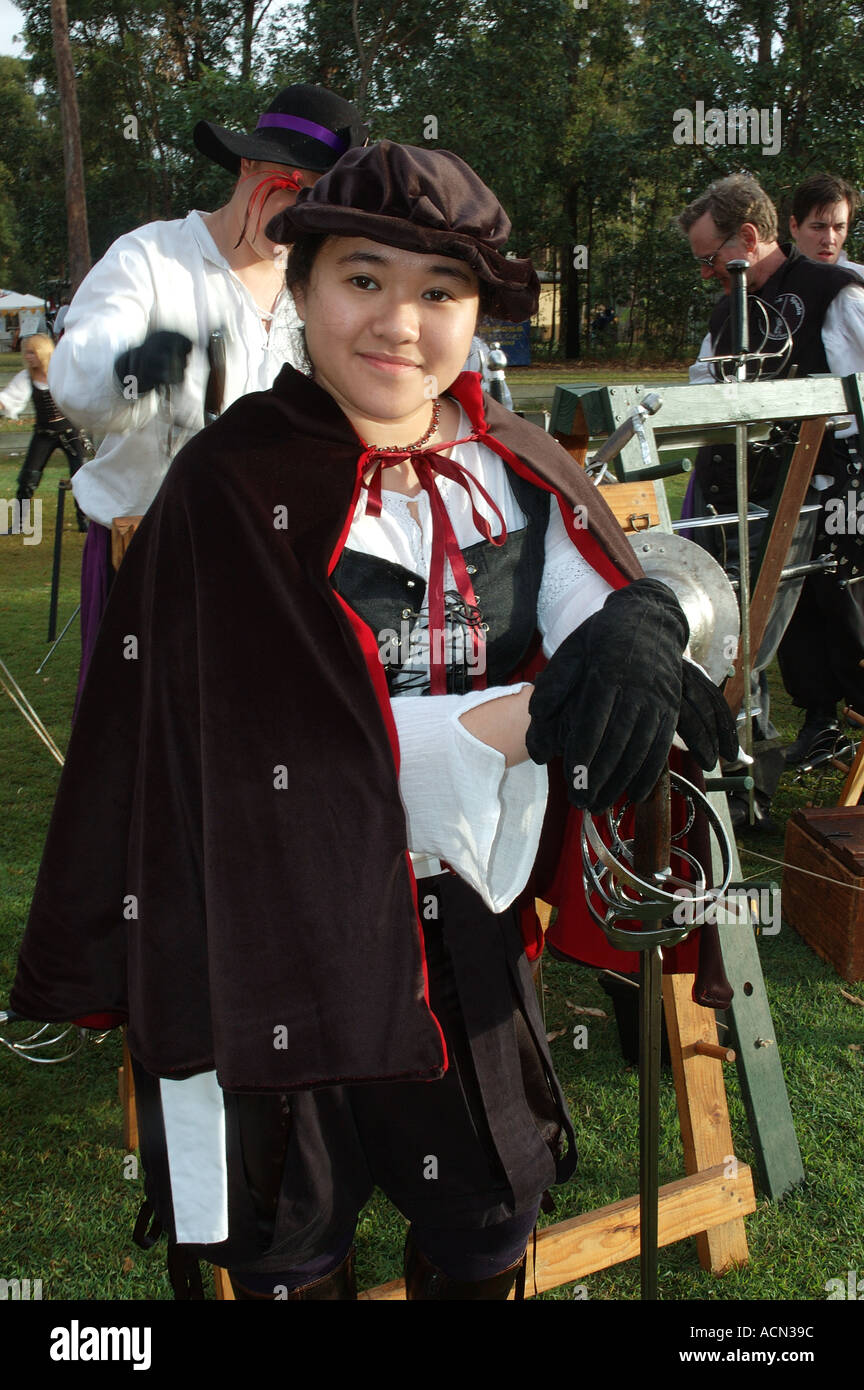 Asian lady sword in hi-res stock photography and images - Alamy