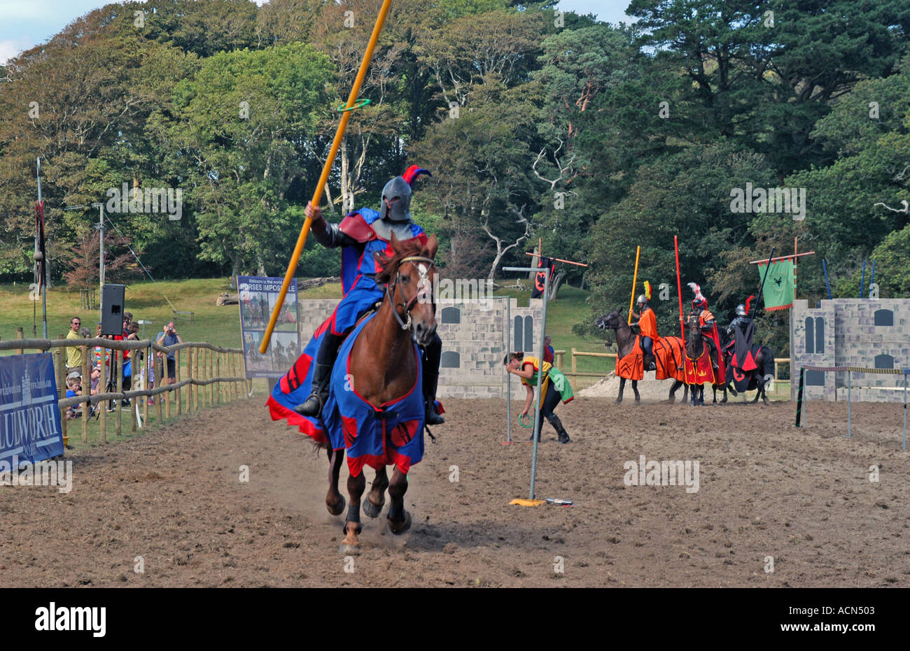 Medieval England and a traditional Knights in Armour Jousting ...