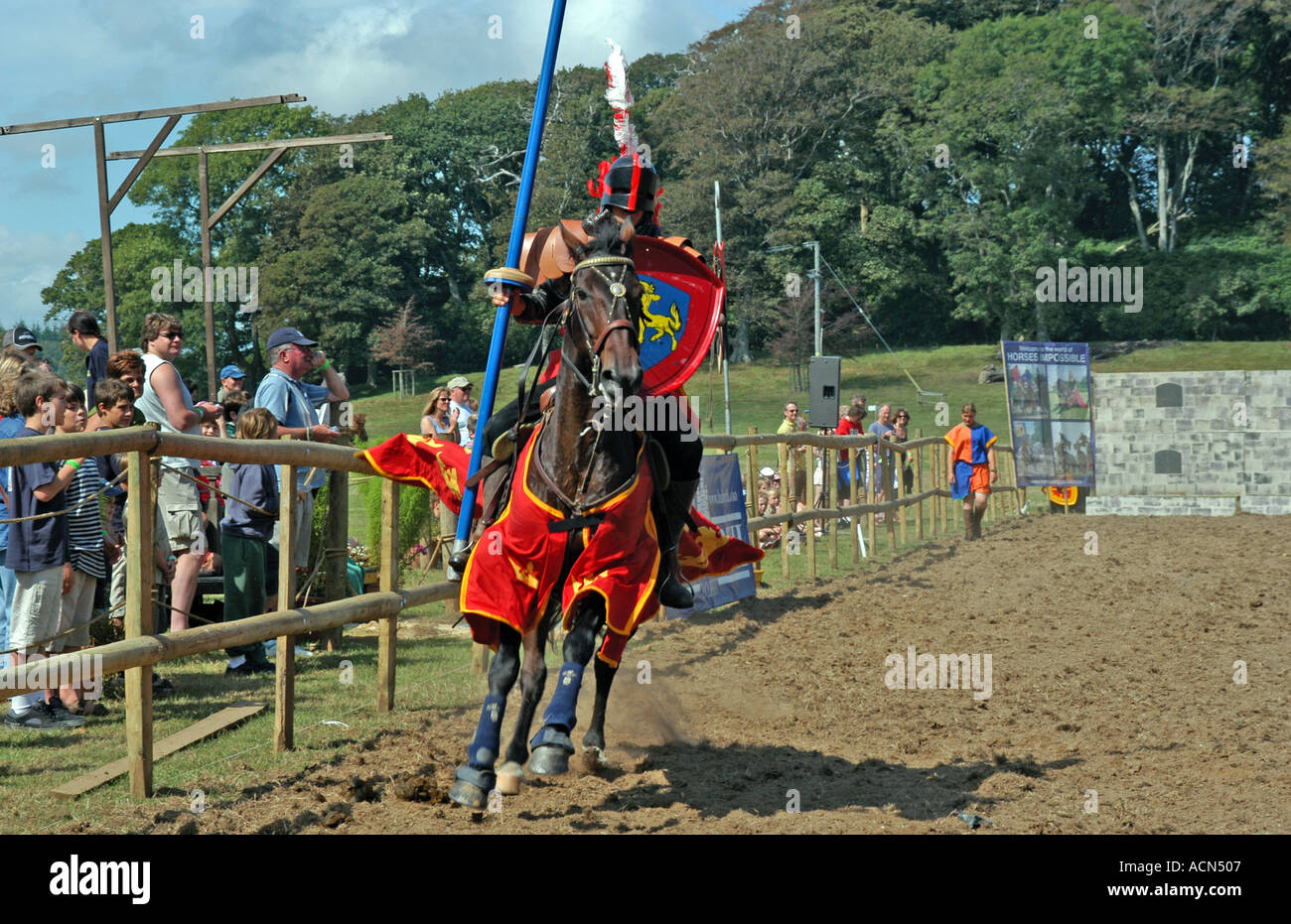 Medieval England and a traditional Knights in Armour Jousting ...