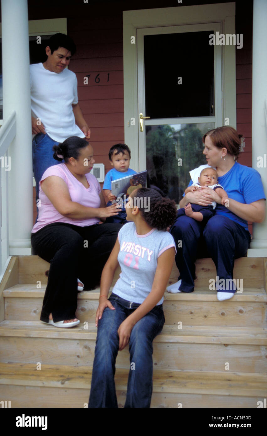 Visiting neighbors hi-res stock photography and images - Alamy