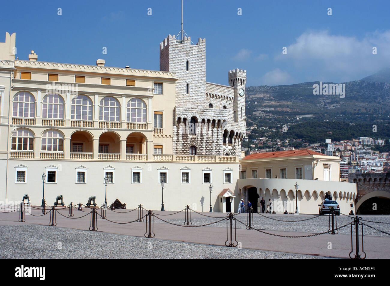 The Monaco Royal Palace of the Grimaldi family on the Cote d Azur ...